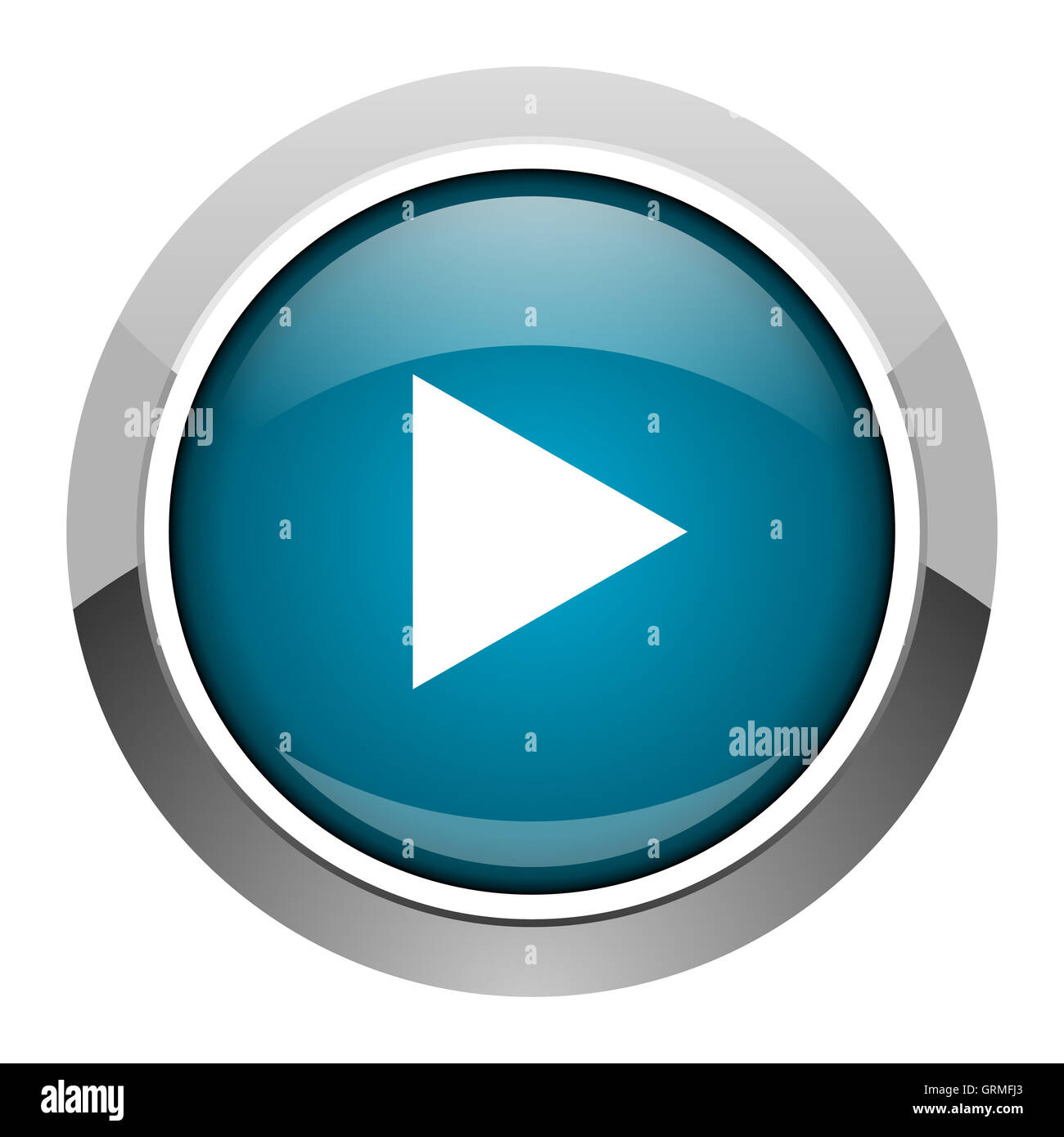 Play video stream icon Cut Out Stock Images & Pictures - Alamy