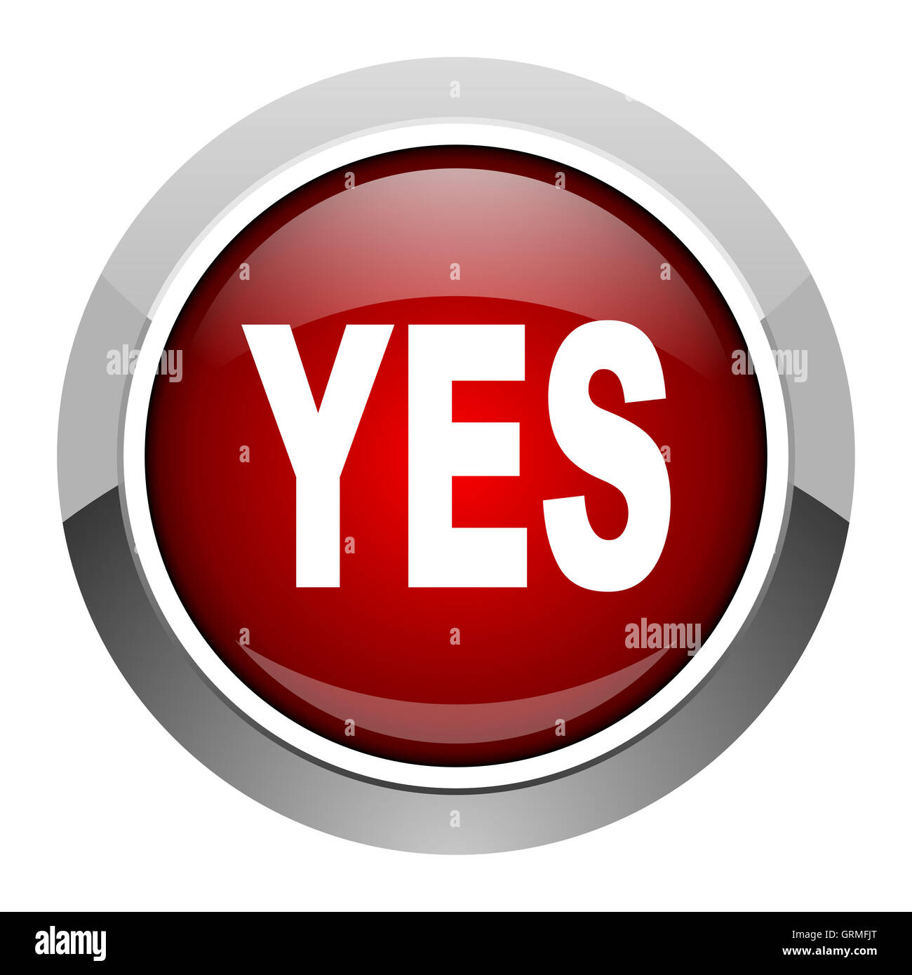Yes banner Cut Out Stock Images & Pictures - Alamy