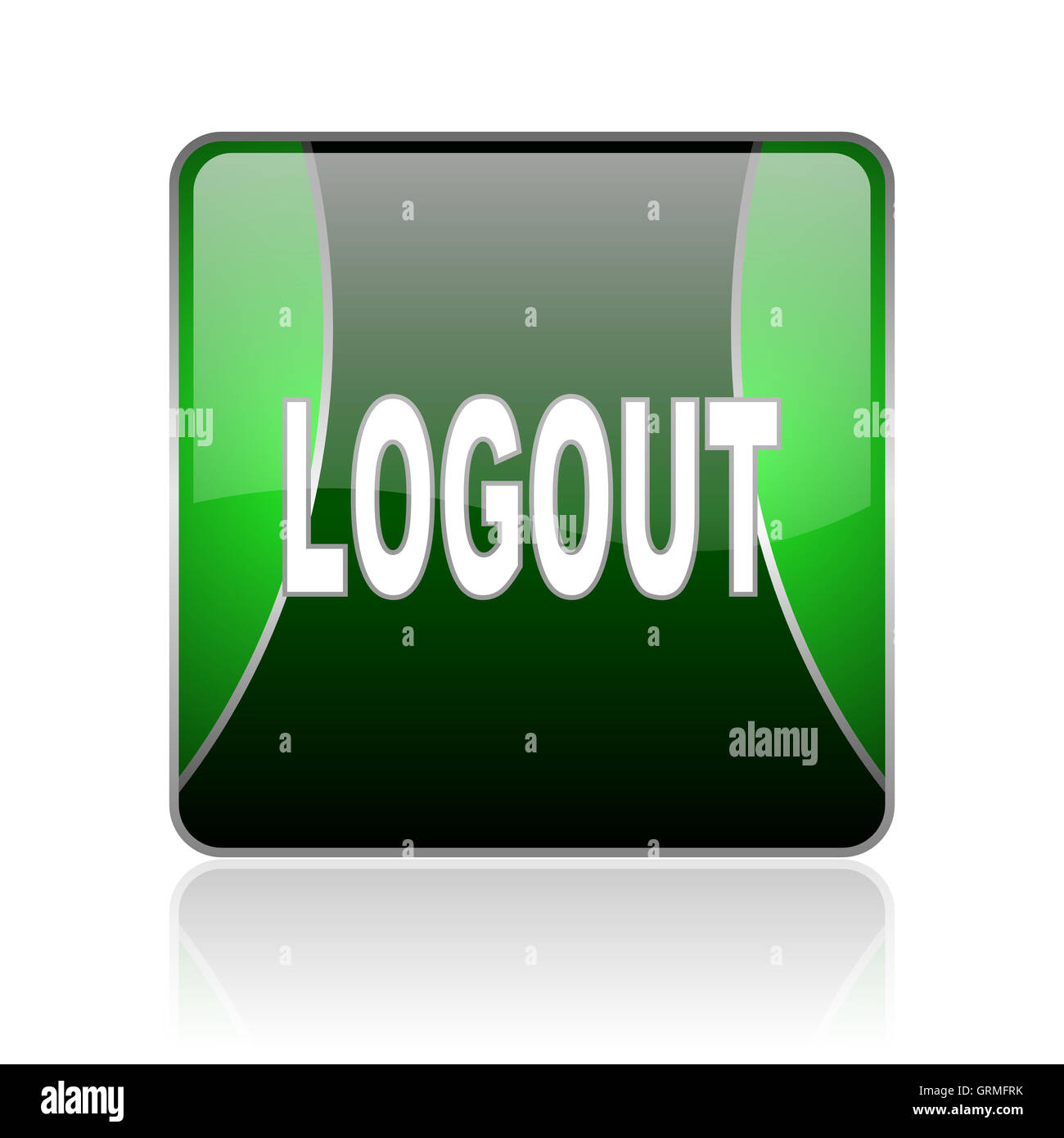 Logout Icon Green
