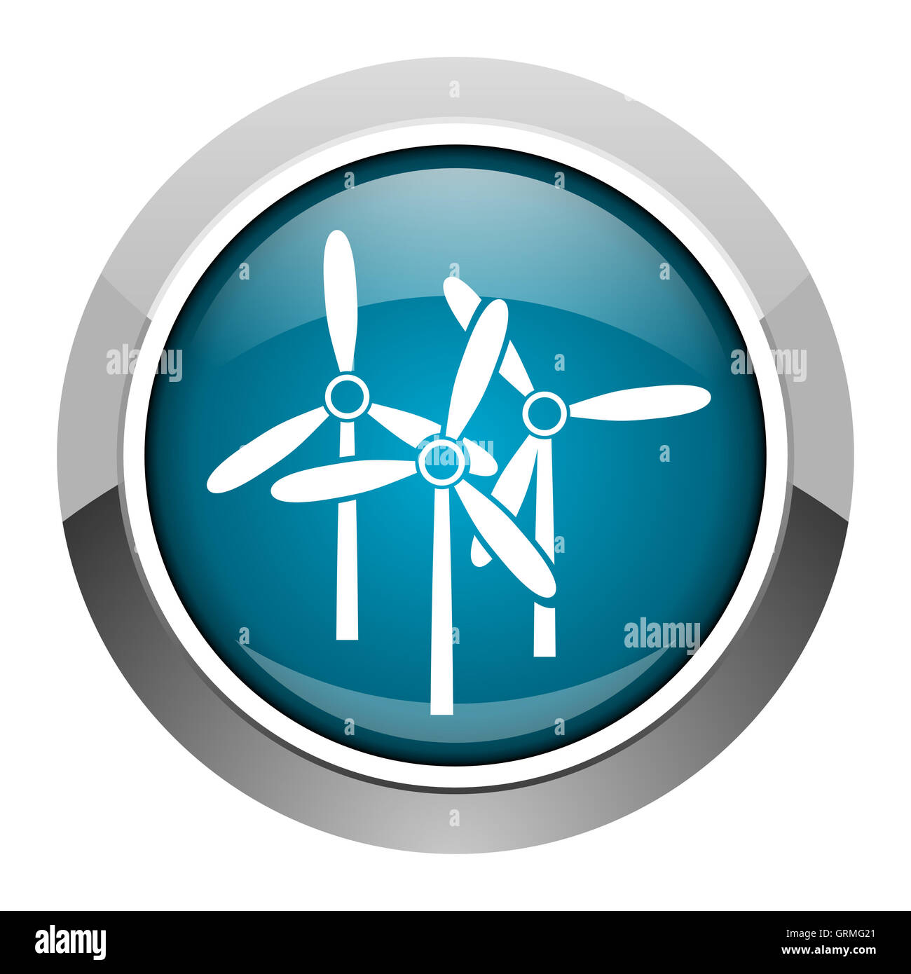 Wind power icon Cut Out Stock Images & Pictures - Alamy