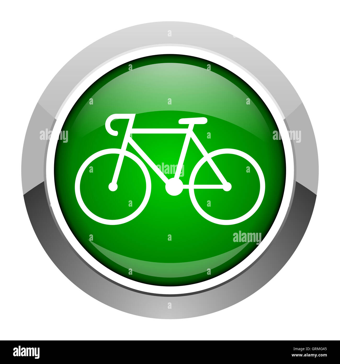 Bicycle bike icon symbol 3d hi-res stock photography and images - Alamy