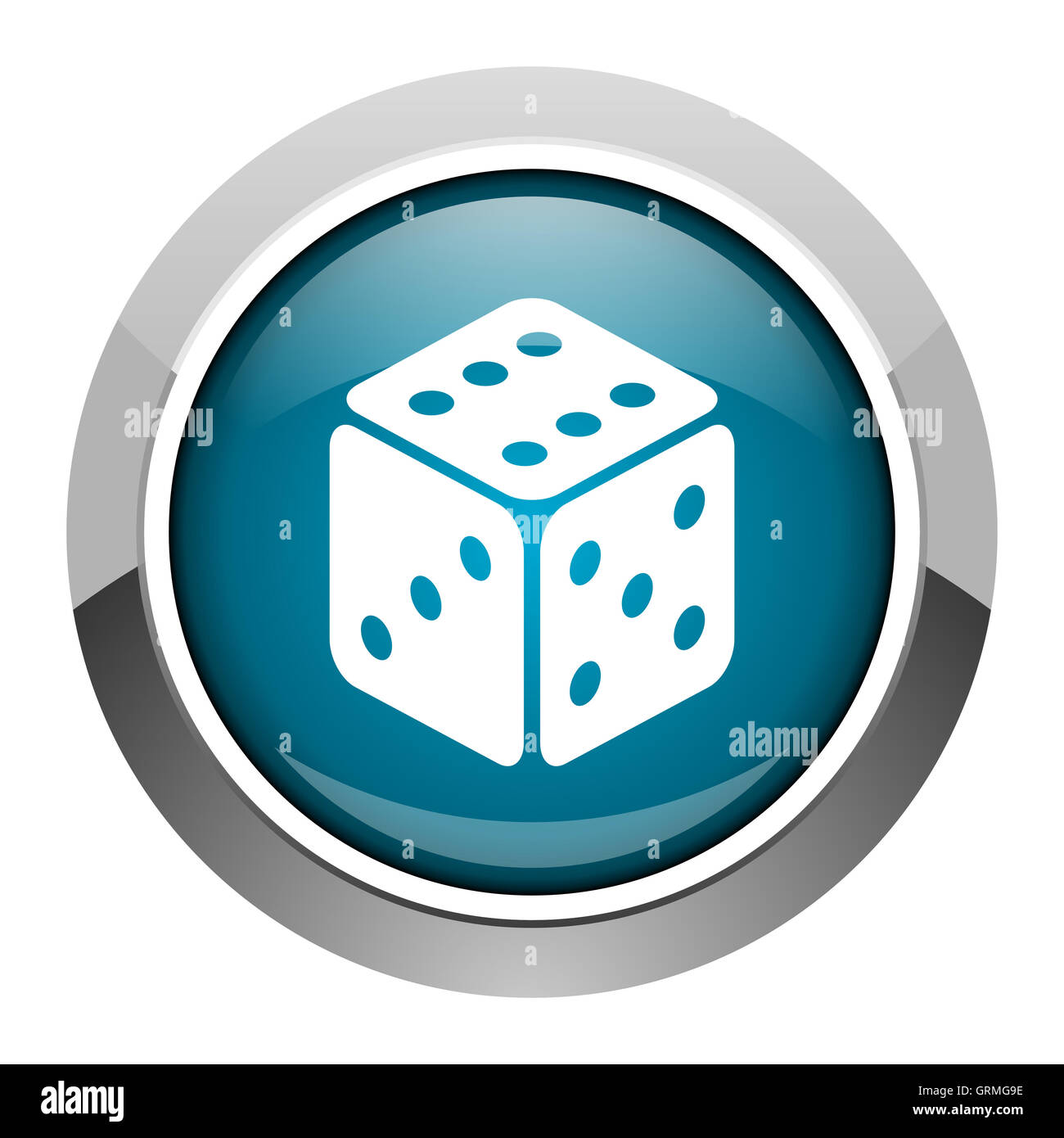 Dice icon hi-res stock photography and images - Alamy