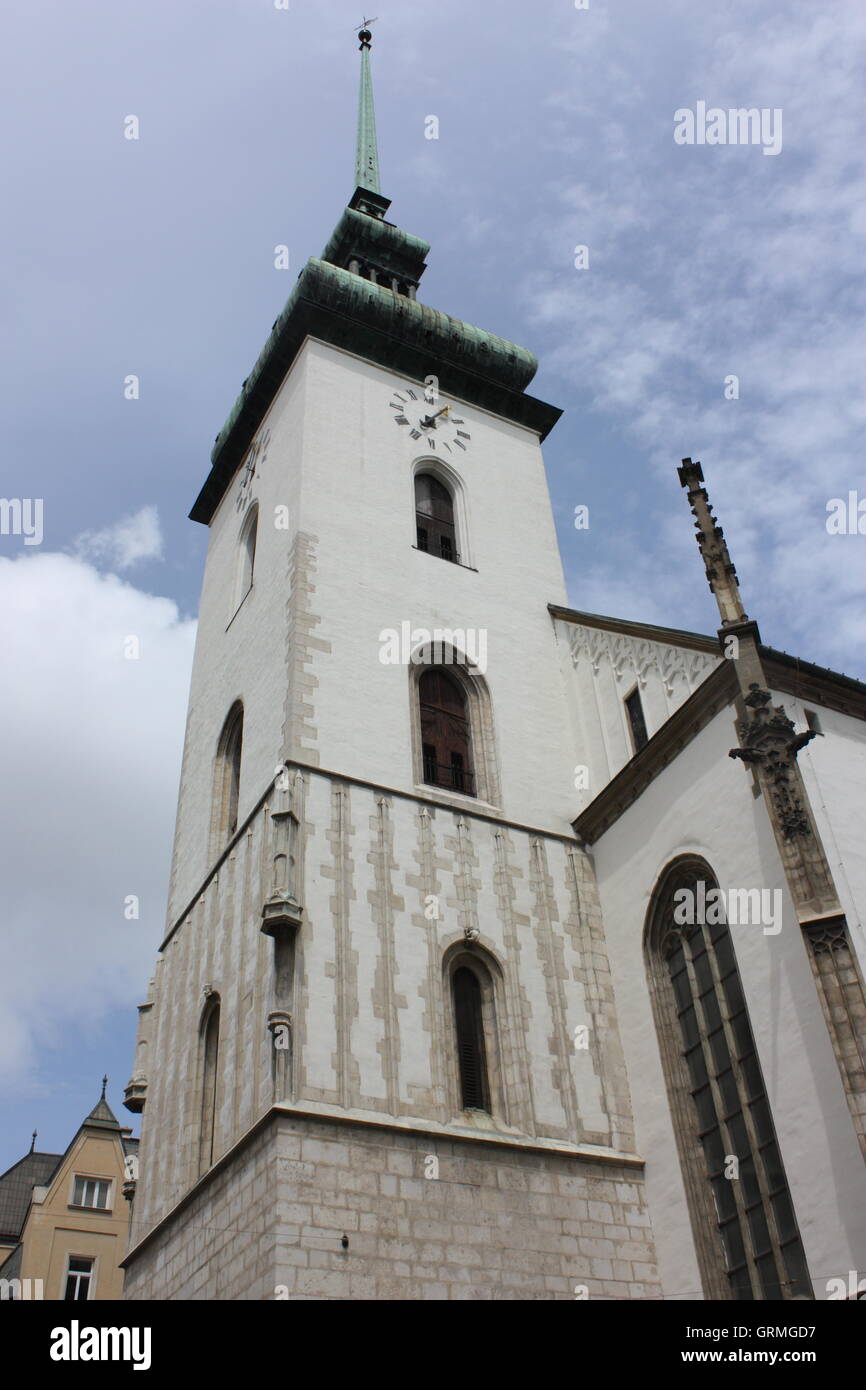 Church of St James in Brno, Czech Republic Stock Photo - Alamy
