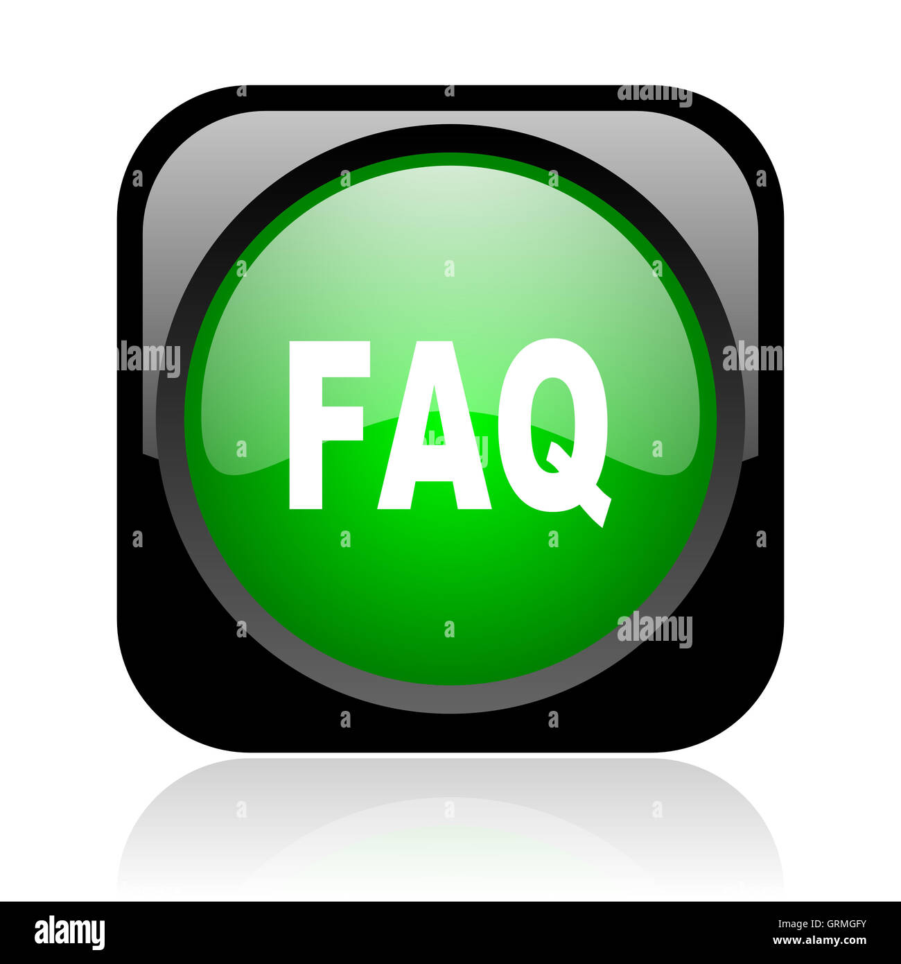 Questions and answers green Cut Out Stock Images & Pictures - Alamy