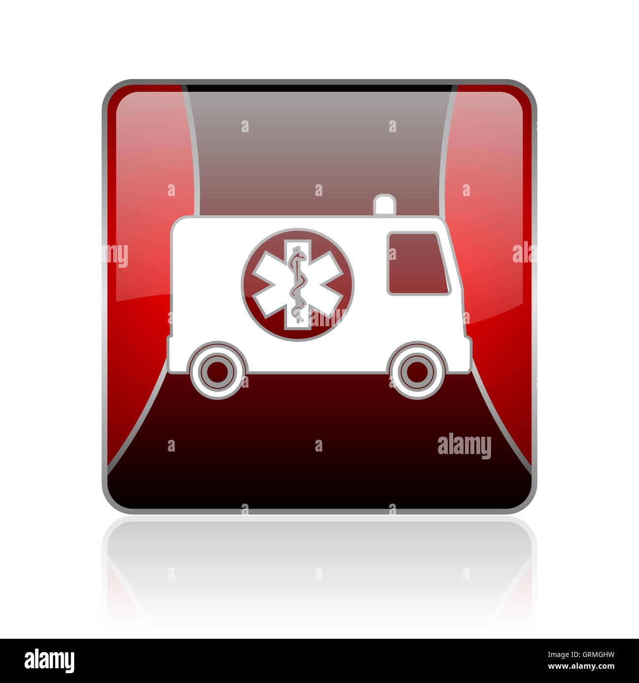 Modern ambulance Cut Out Stock Images & Pictures - Alamy