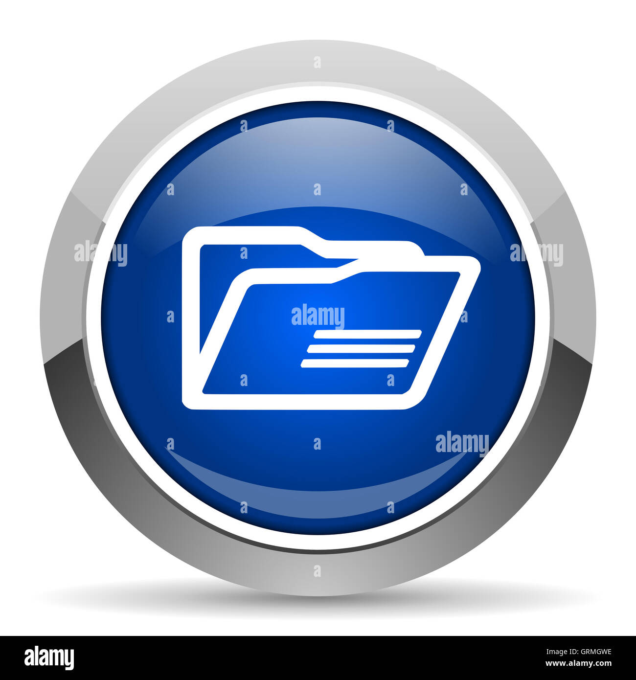 Folder file icon set Cut Out Stock Images & Pictures - Alamy