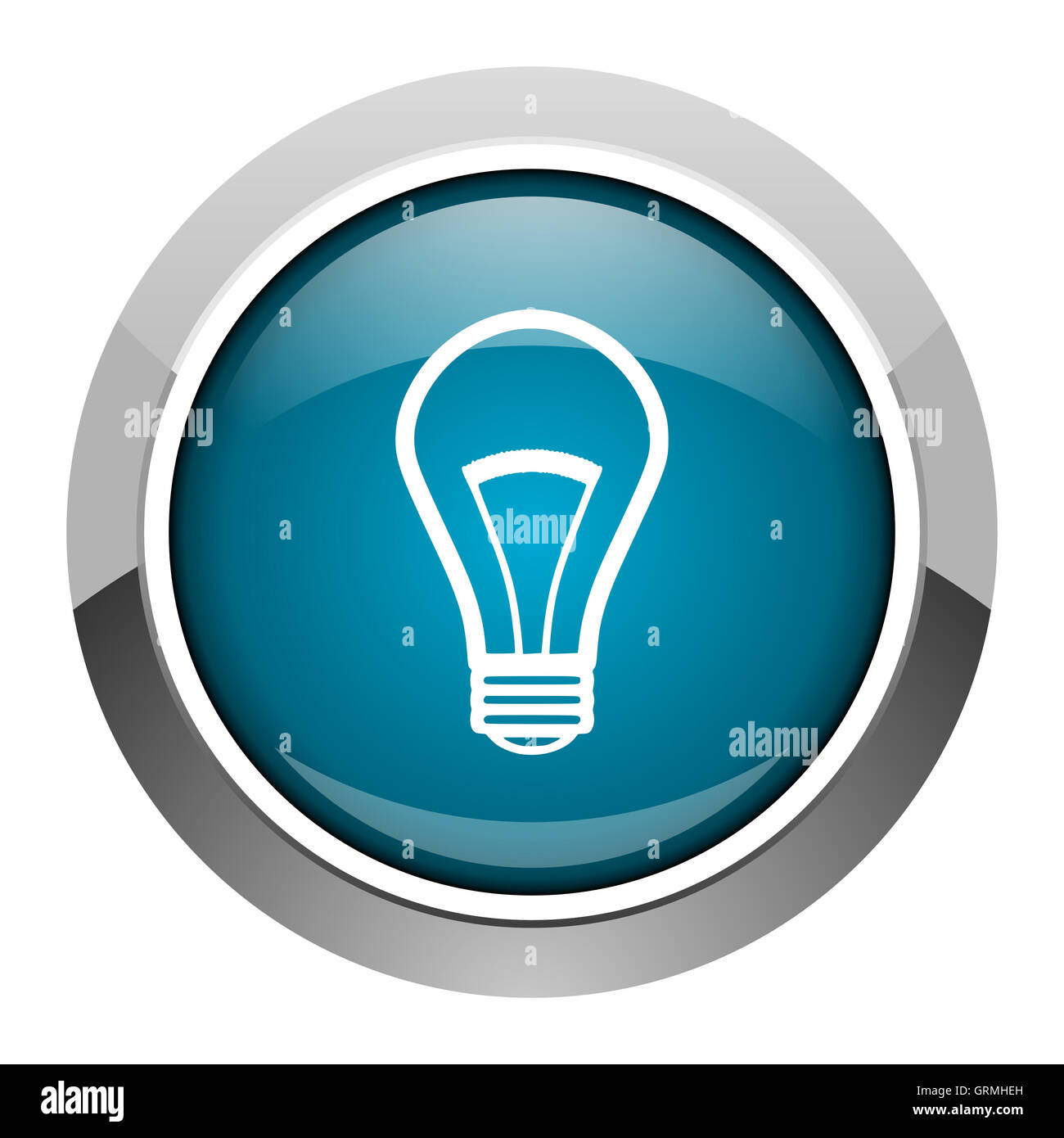 light bulb icon Stock Photo - Alamy