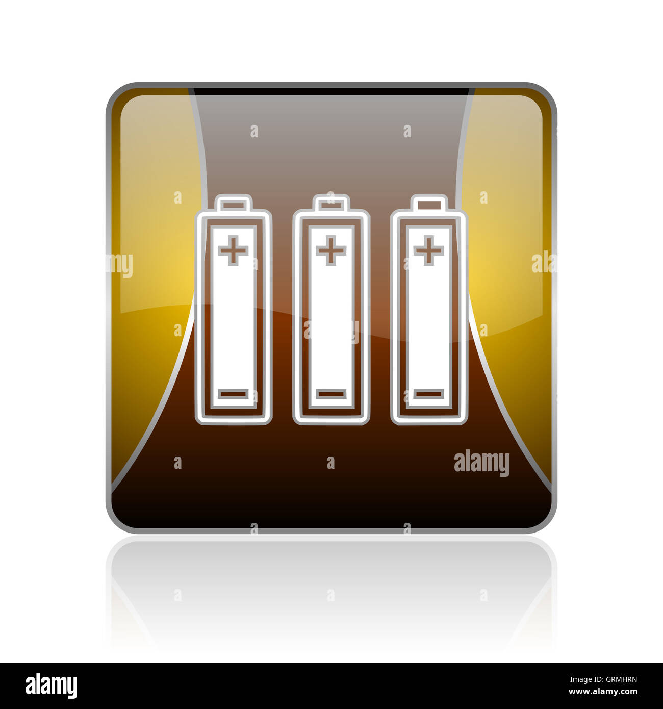 Gold battery logo hi-res stock photography and images - Alamy