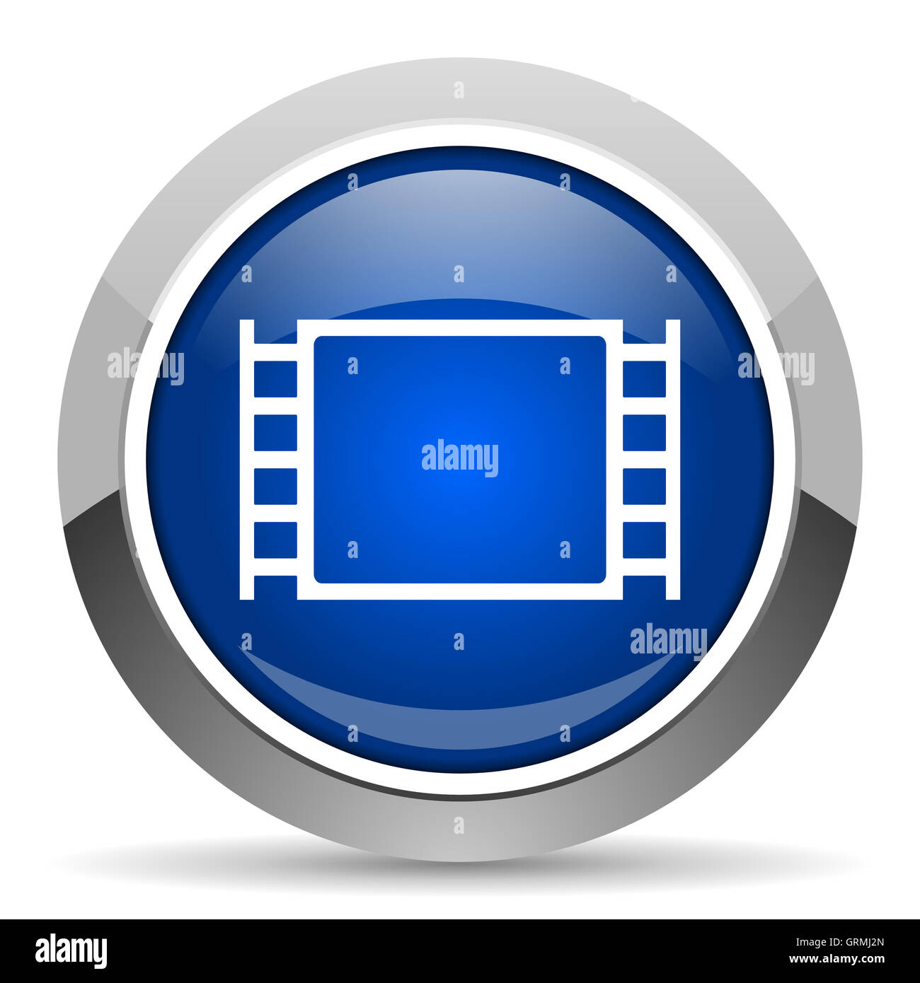 Play movie icon hi-res stock photography and images - Alamy