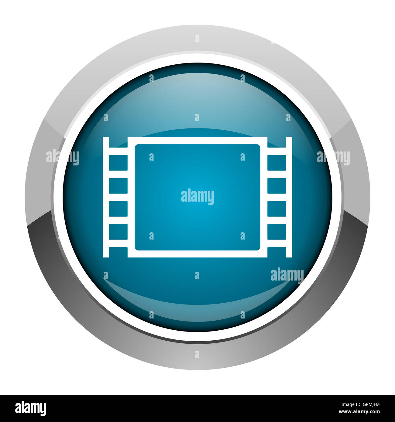 Play movie icon hi-res stock photography and images - Alamy