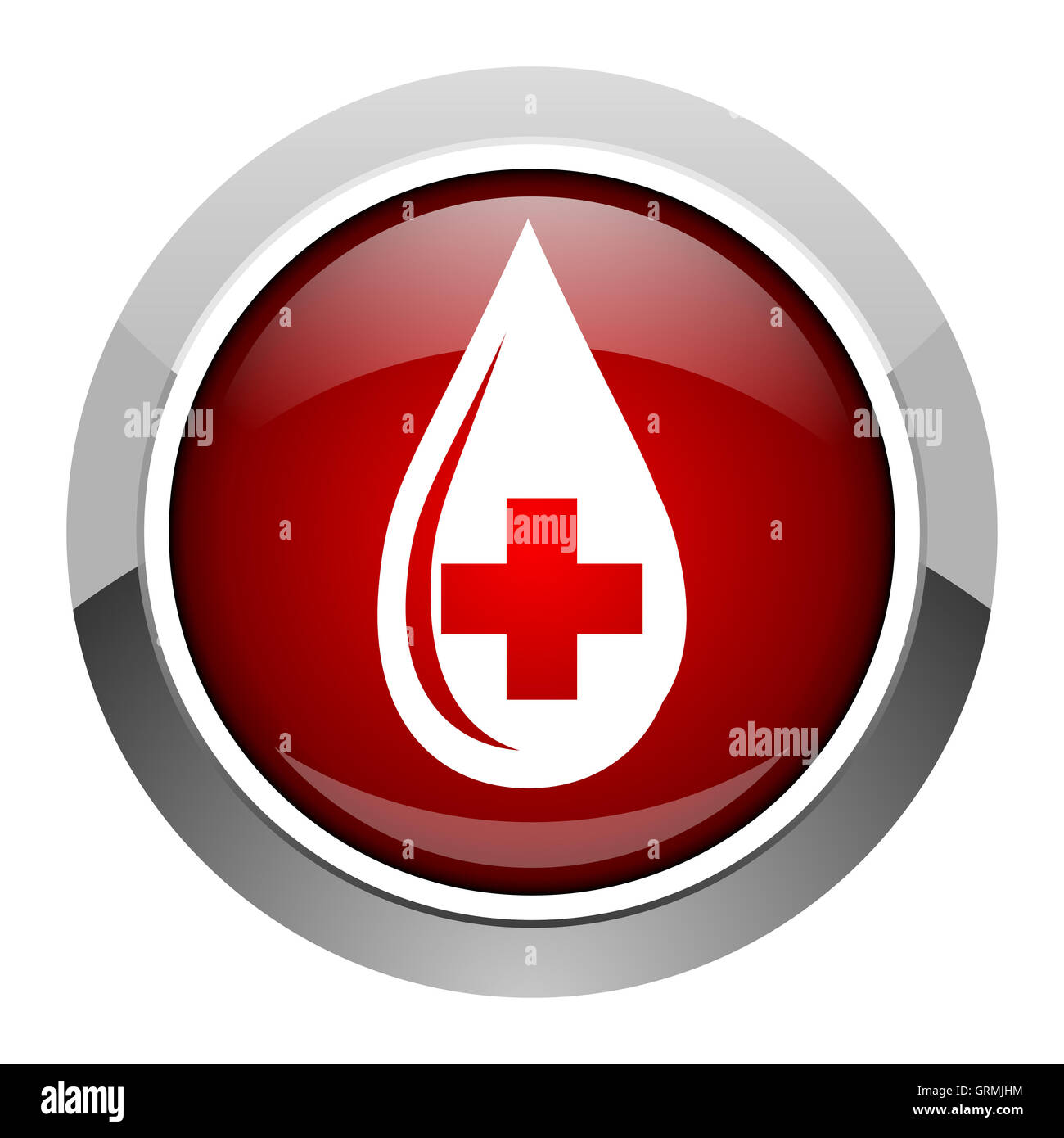 Blood test icon circle hi-res stock photography and images - Alamy