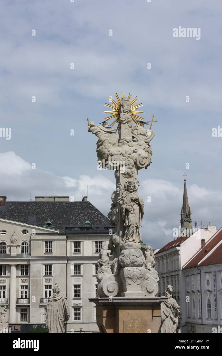 View of Cabbage Market Square, Brno, Czech Republic Stock Photo - Alamy