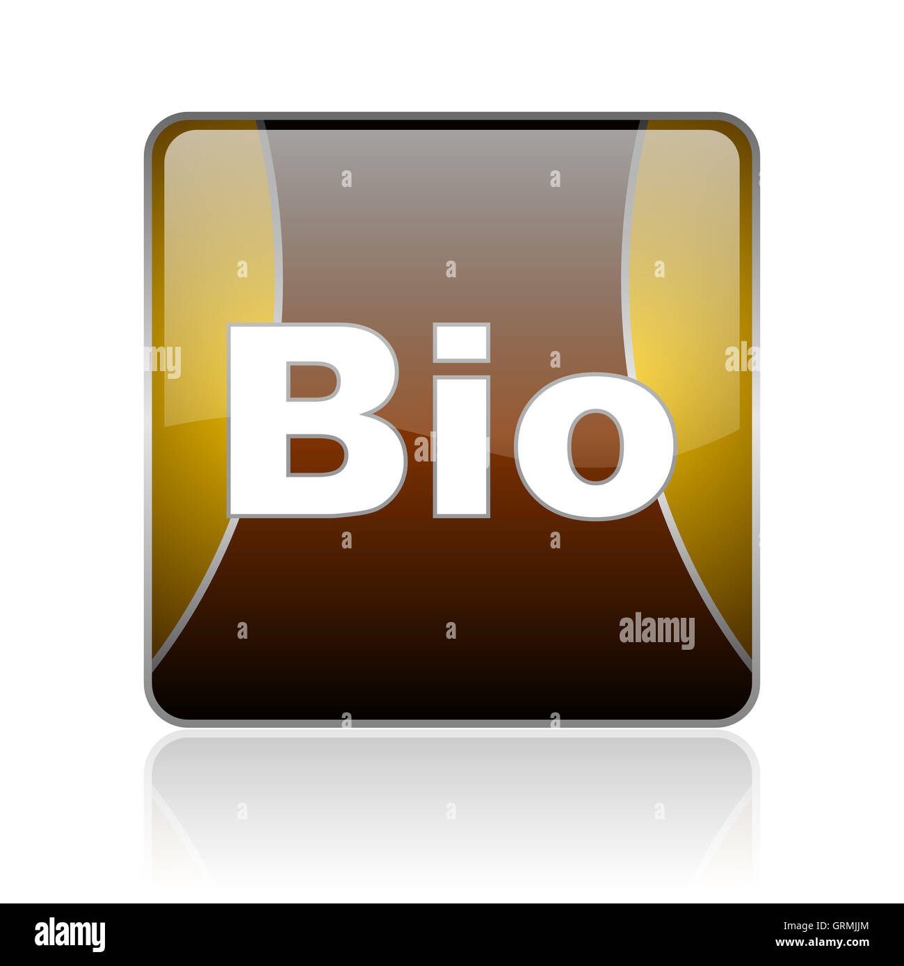 Golden square flower logo Cut Out Stock Images & Pictures - Alamy