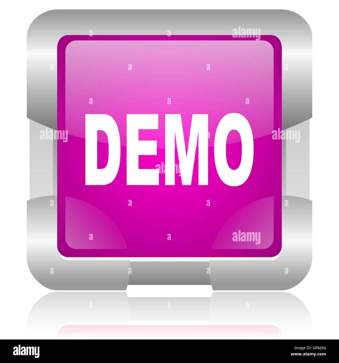 Demo icon demo website button hi-res stock photography and images - Alamy