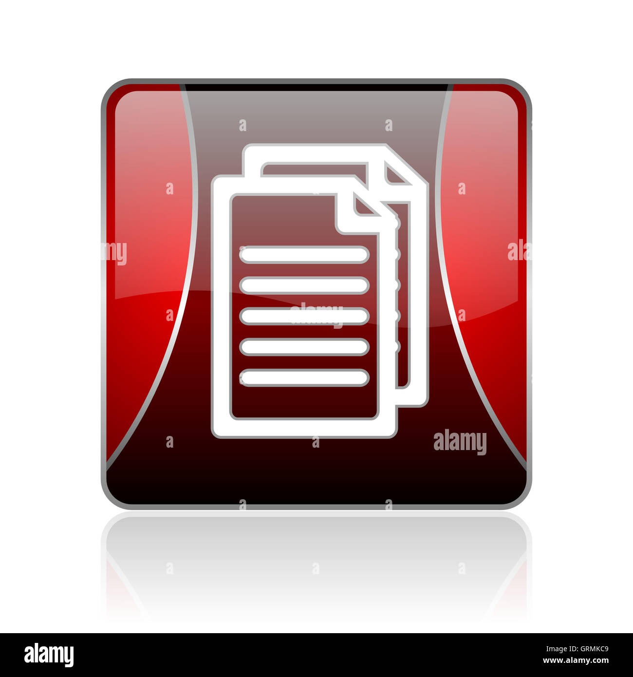 Paper documents icon logo hi-res stock photography and images - Alamy