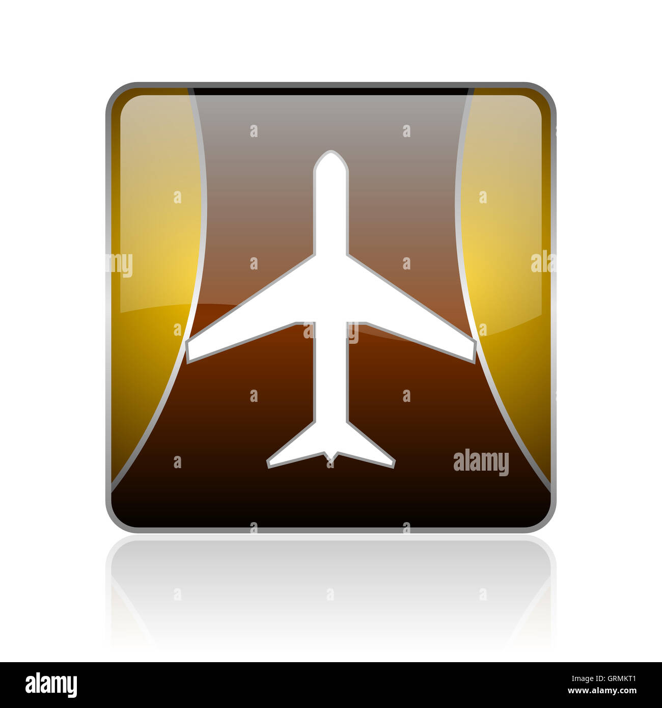 Gold plane logo hi-res stock photography and images - Alamy
