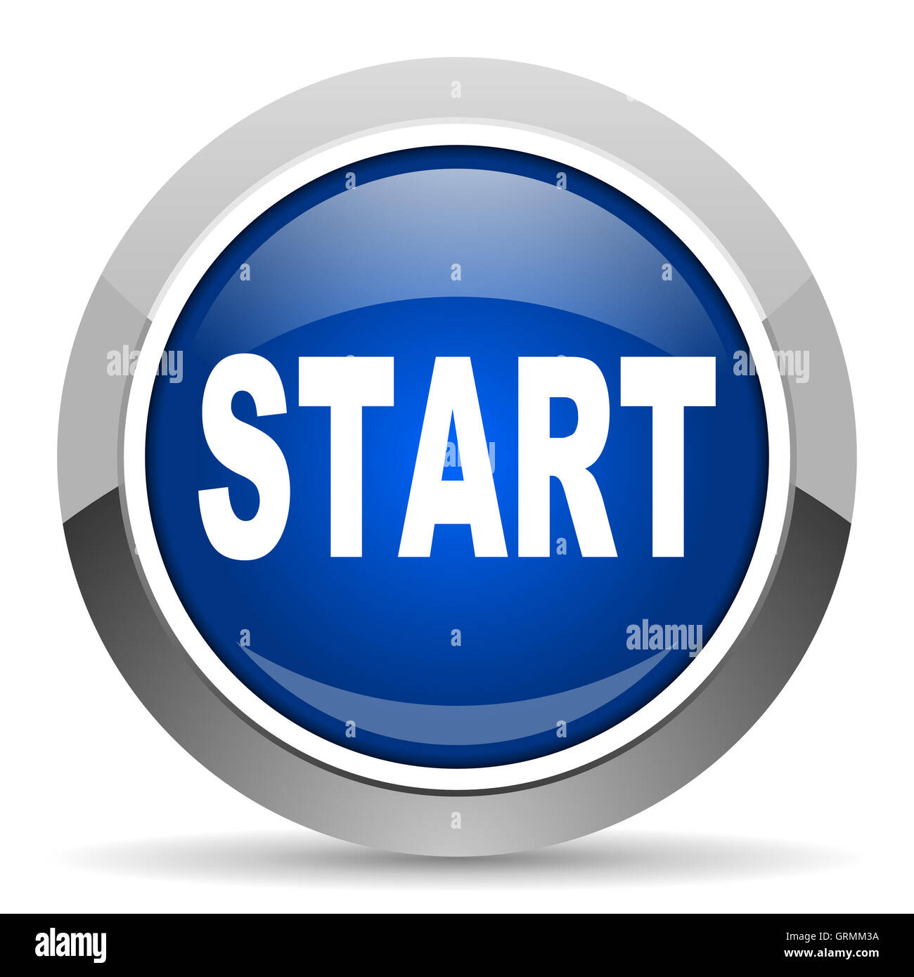 Start icon Cut Out Stock Images & Pictures - Alamy