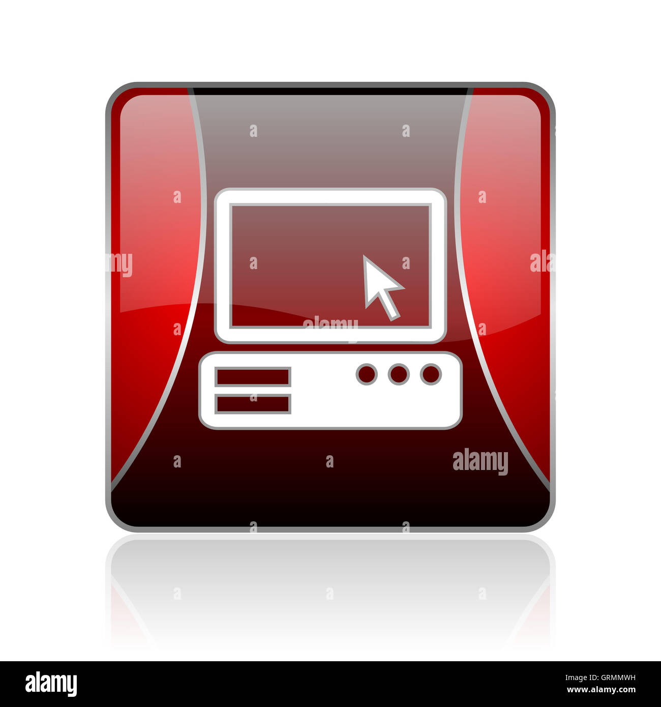 Pc red square web hi-res stock photography and images - Alamy