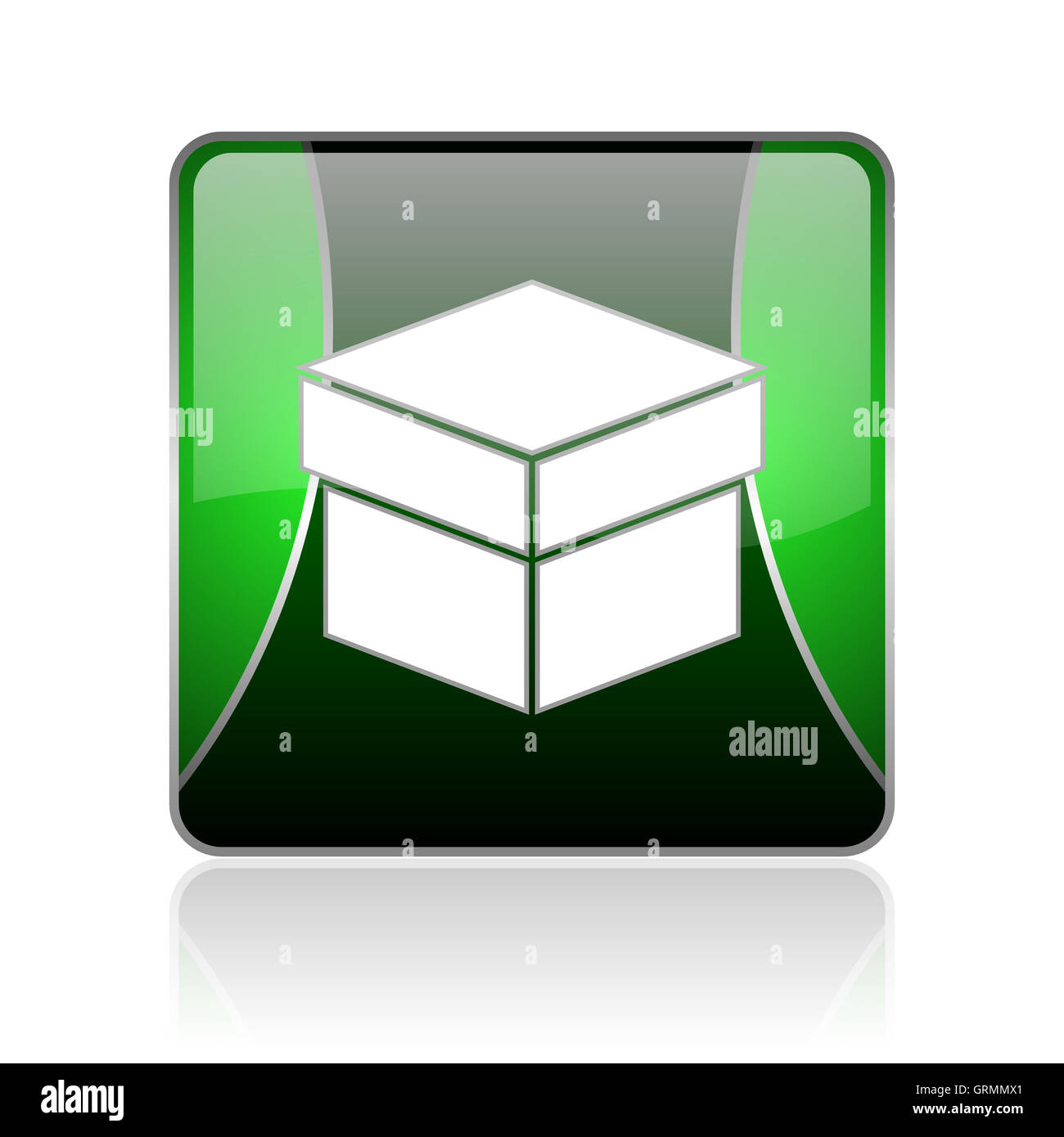 Square box icon hi-res stock photography and images - Alamy