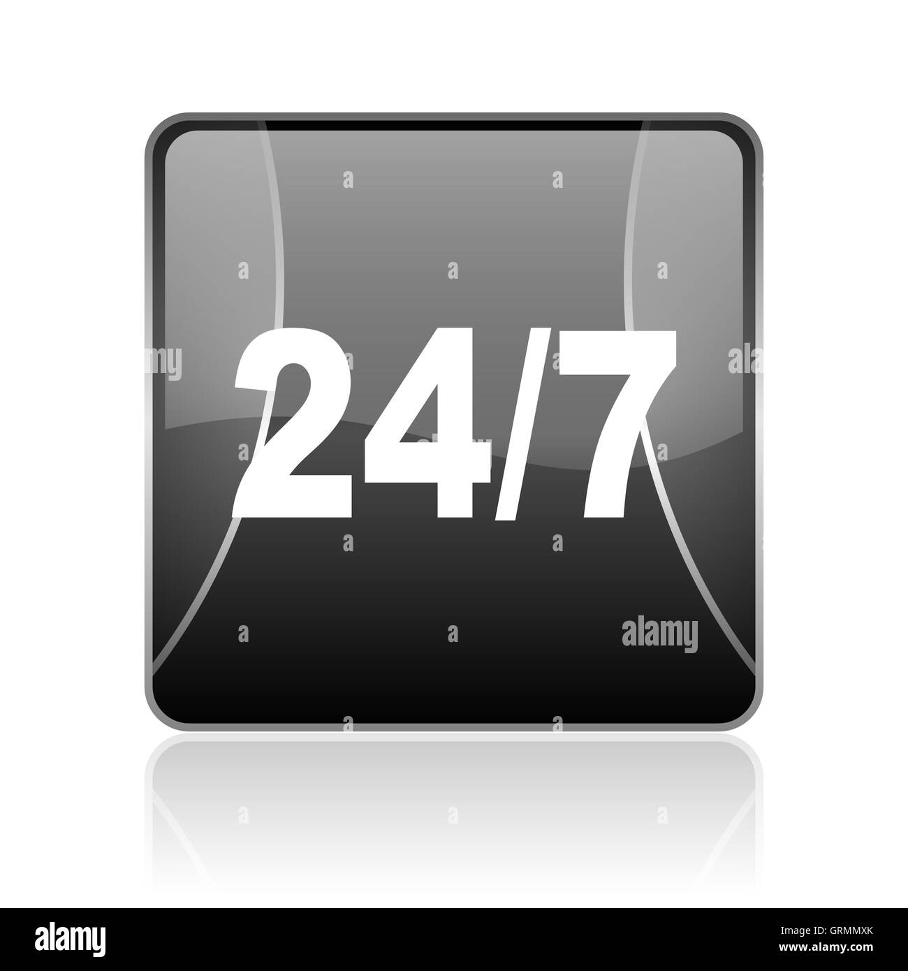 24 7 logo Black and White Stock Photos & Images - Alamy