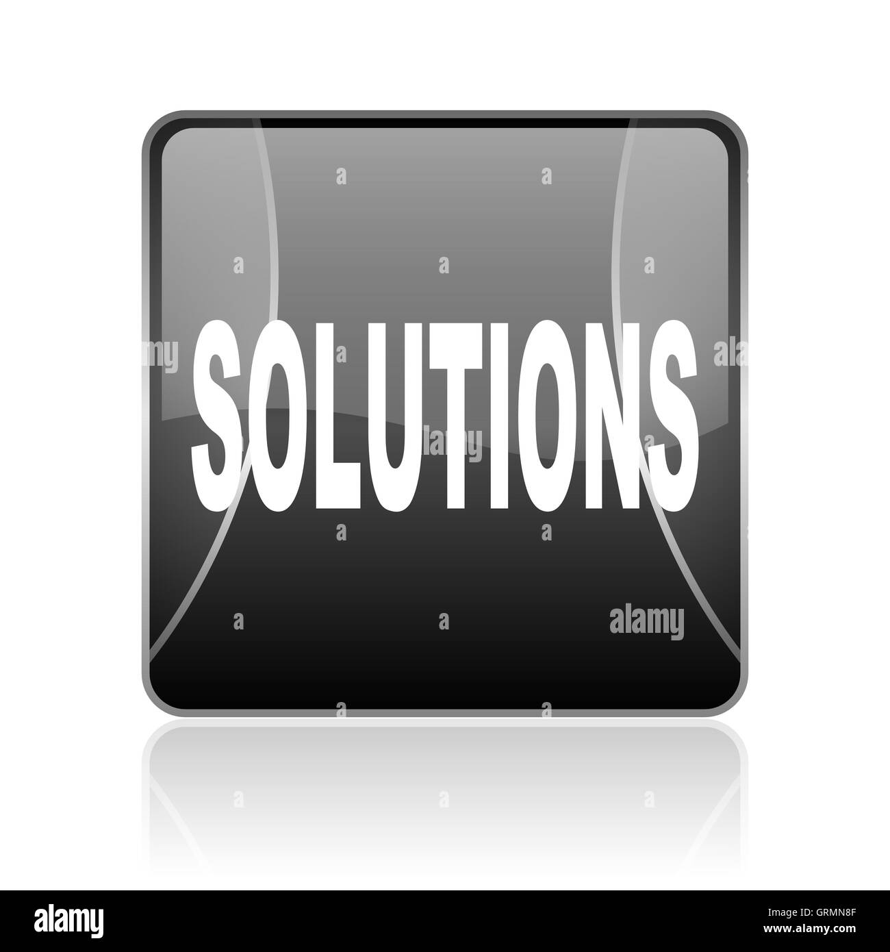 Solutions Icon Black and White Stock Photos & Images - Alamy