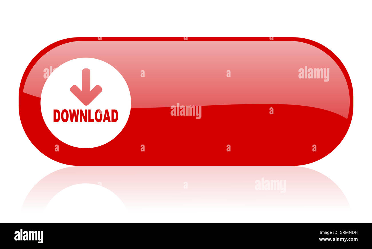 Download icon red Cut Out Stock Images & Pictures - Alamy