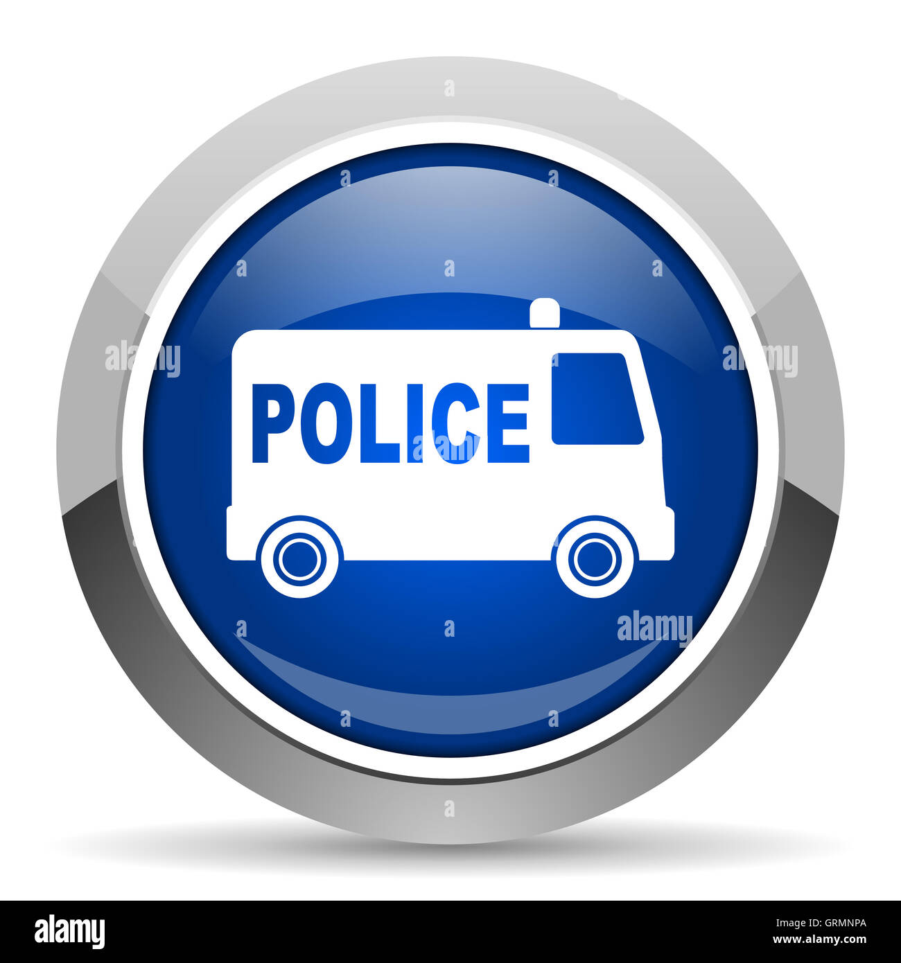police icon Stock Photo - Alamy