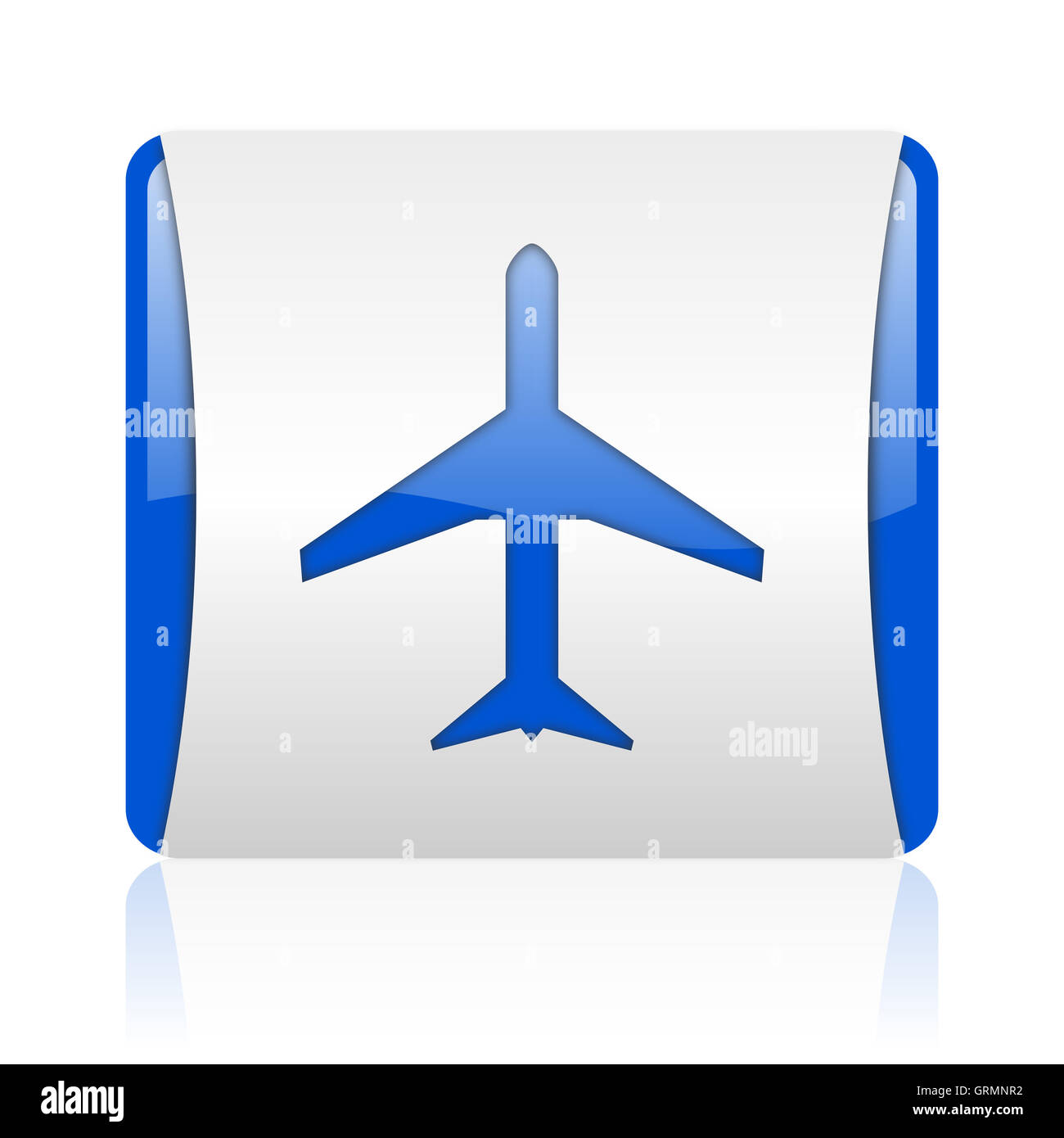 Modern airplane icon hi-res stock photography and images - Alamy