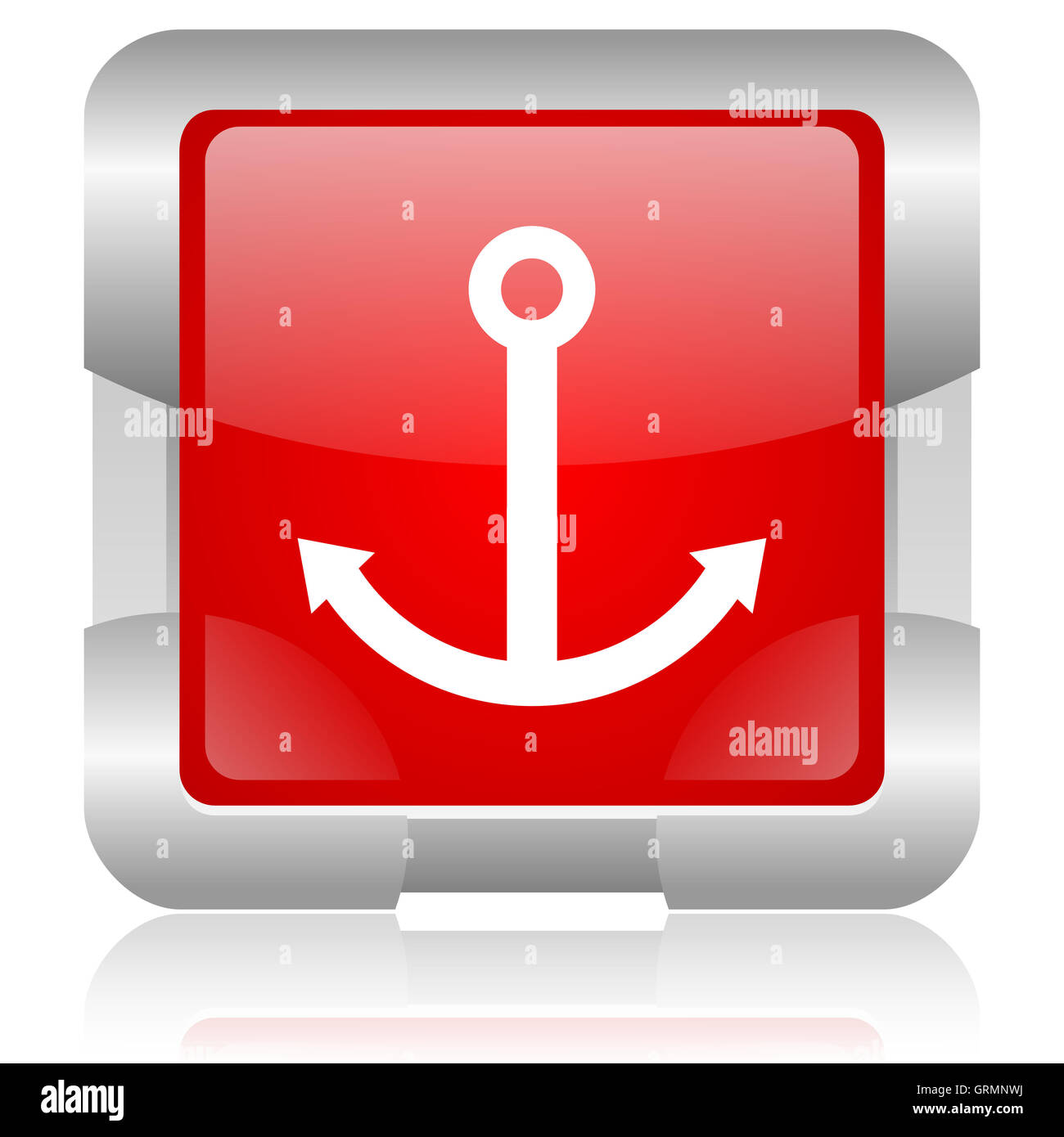 Boat anchor sign icon hi-res stock photography and images - Alamy