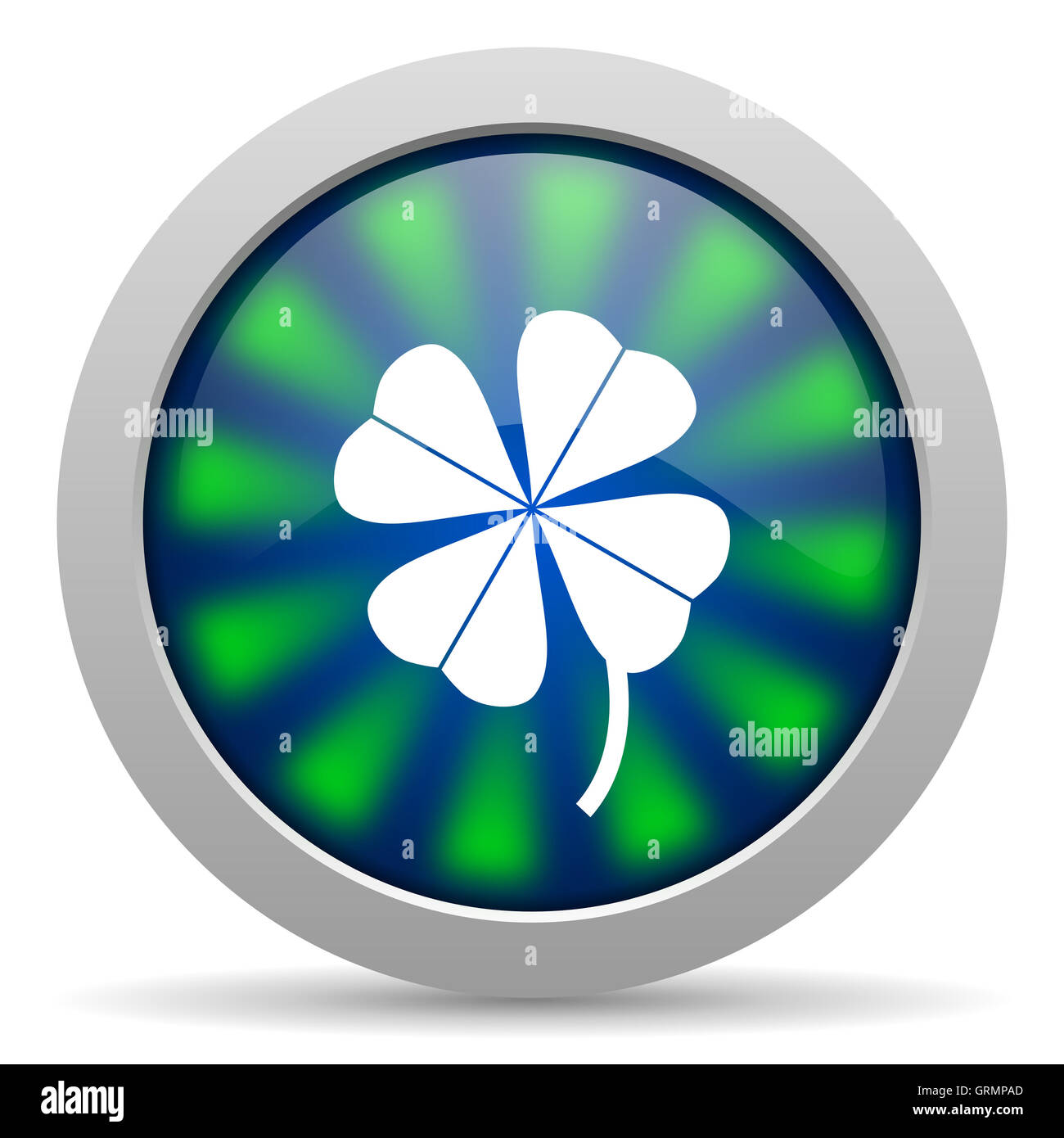 four-leaf clover icon Stock Photo - Alamy