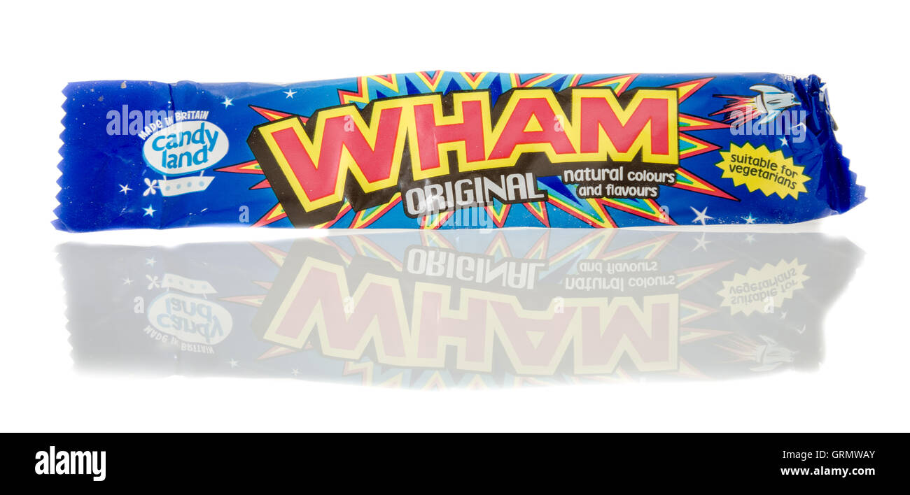 Winneconne, WI - 23 July 2016: Wham candy on an isolated background ...