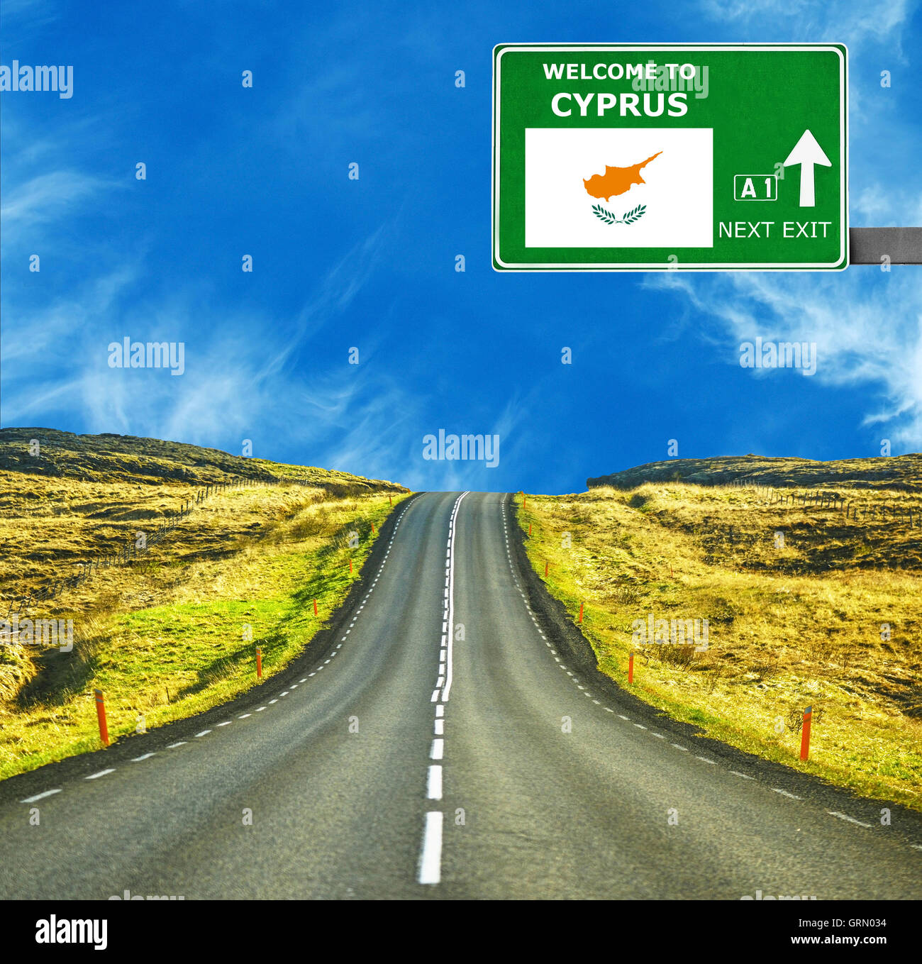 Straight flag of cyprus hi-res stock photography and images - Alamy