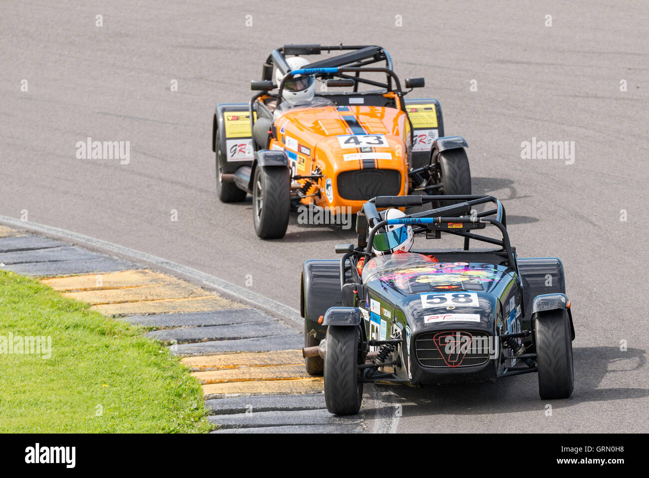 Anglesey Circuit Ty Croes North Wales Uk. Racing Stock Photo - Alamy
