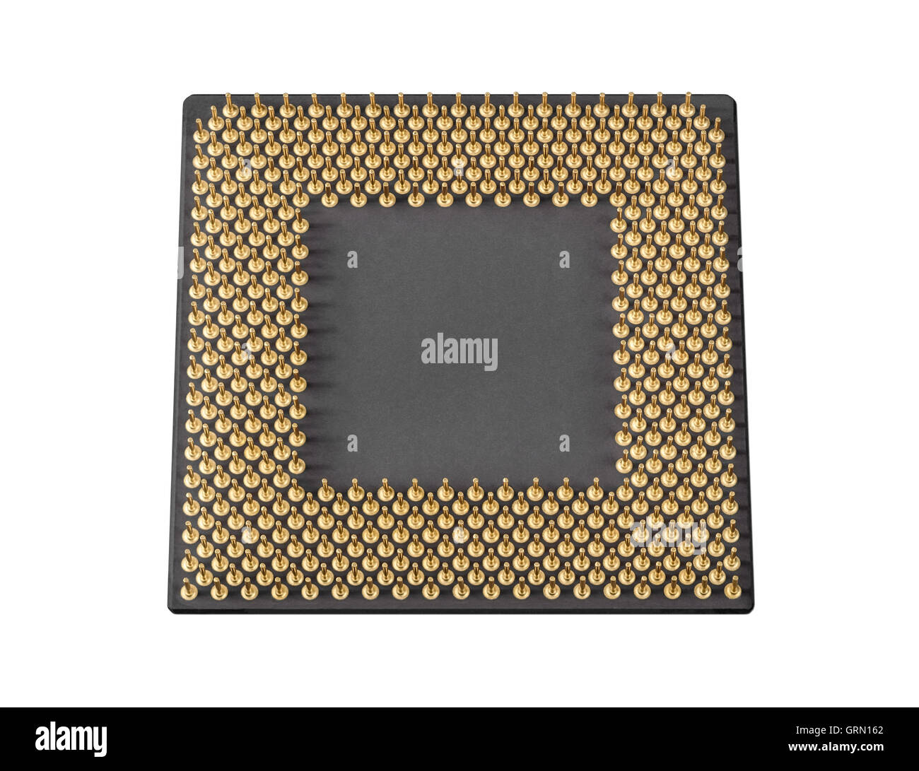 Central processor unit pins Stock Photo - Alamy