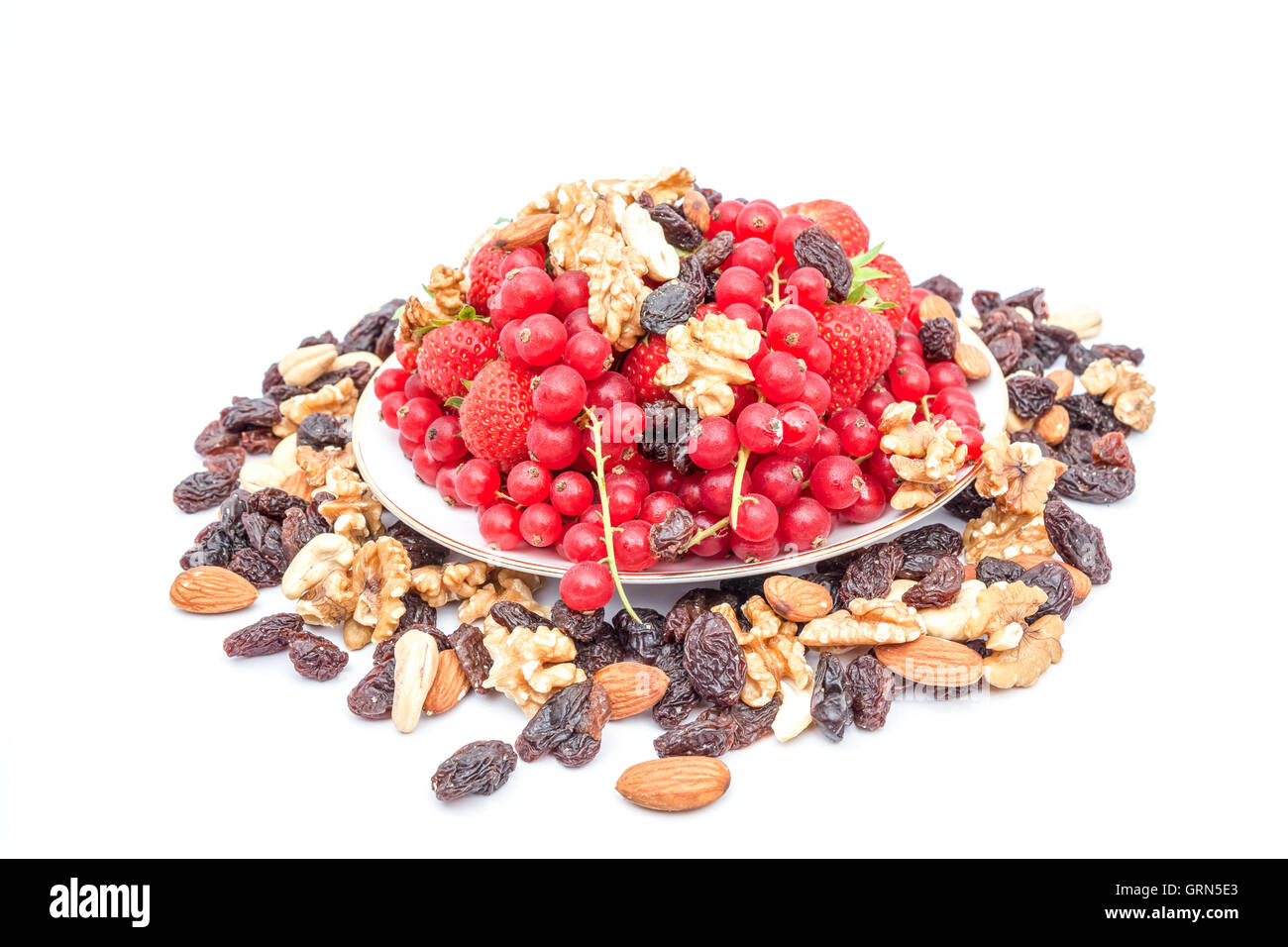 Berries and nuts hi-res stock photography and images - Alamy