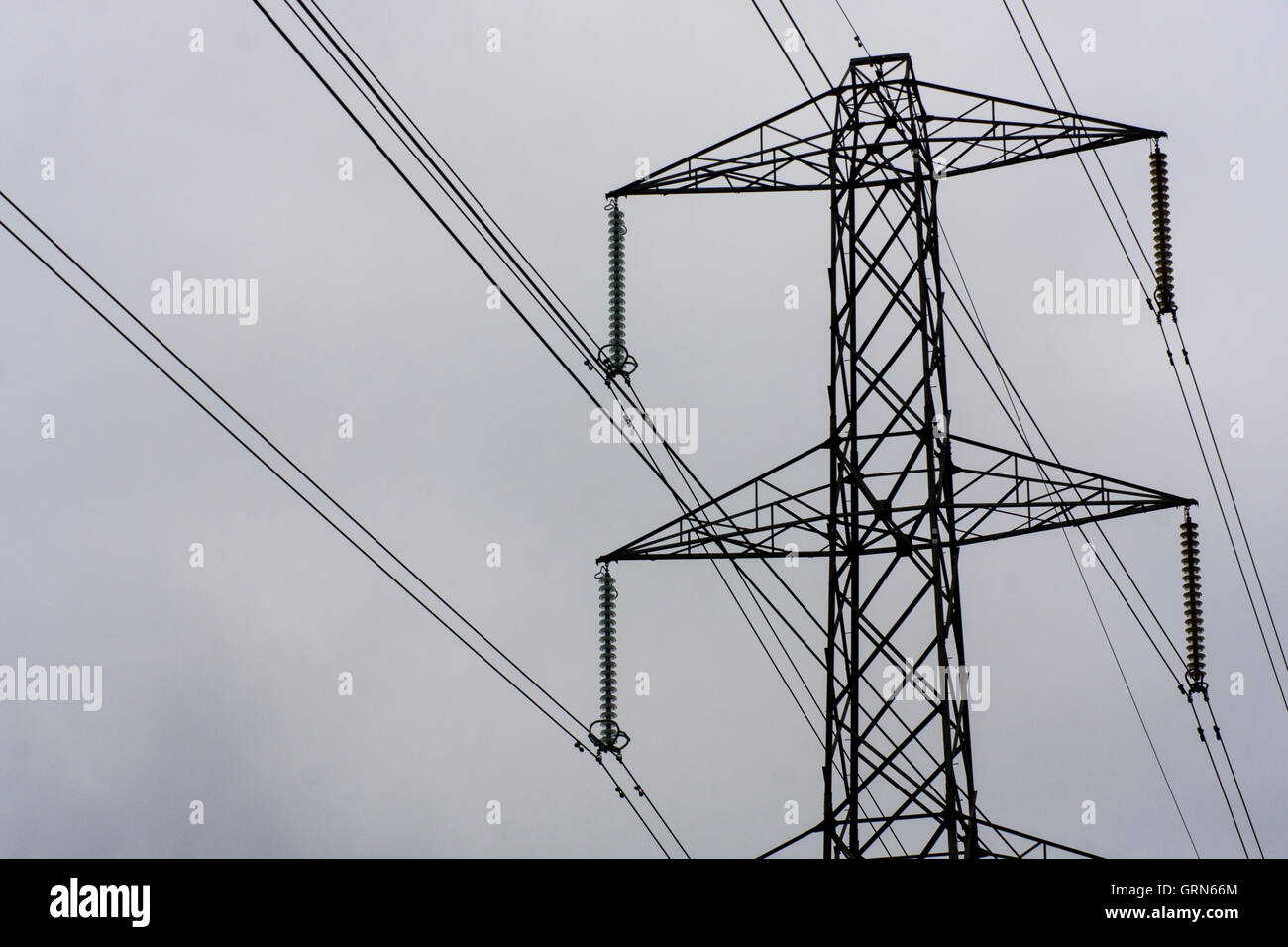 Grey pylon hi-res stock photography and images - Alamy