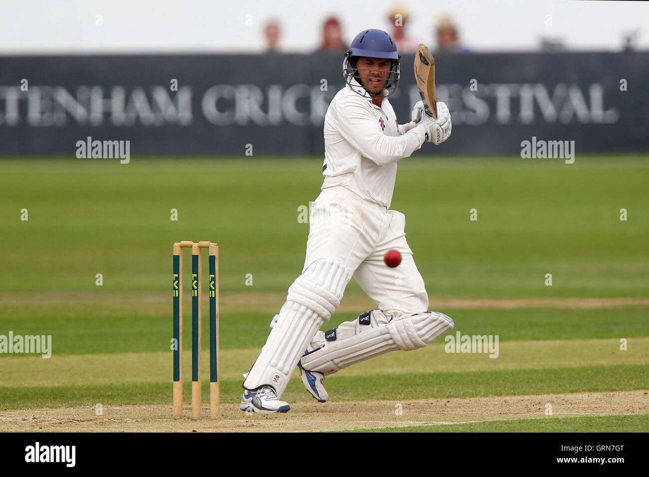 Greg Smith in batting action for Essex - Gloucestershire CCC vs Essex ...