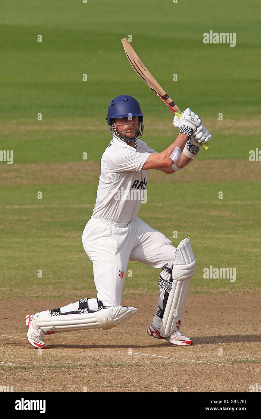 James Foster in batting action for Essex - Hampshire CCC vs Essex CCC ...
