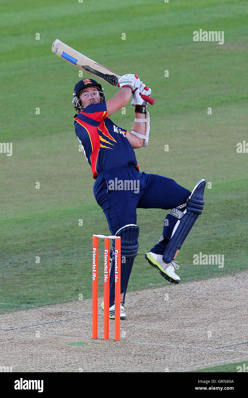 Graham Napier in batting action for Essex - Hampshire Royals vs Essex ...