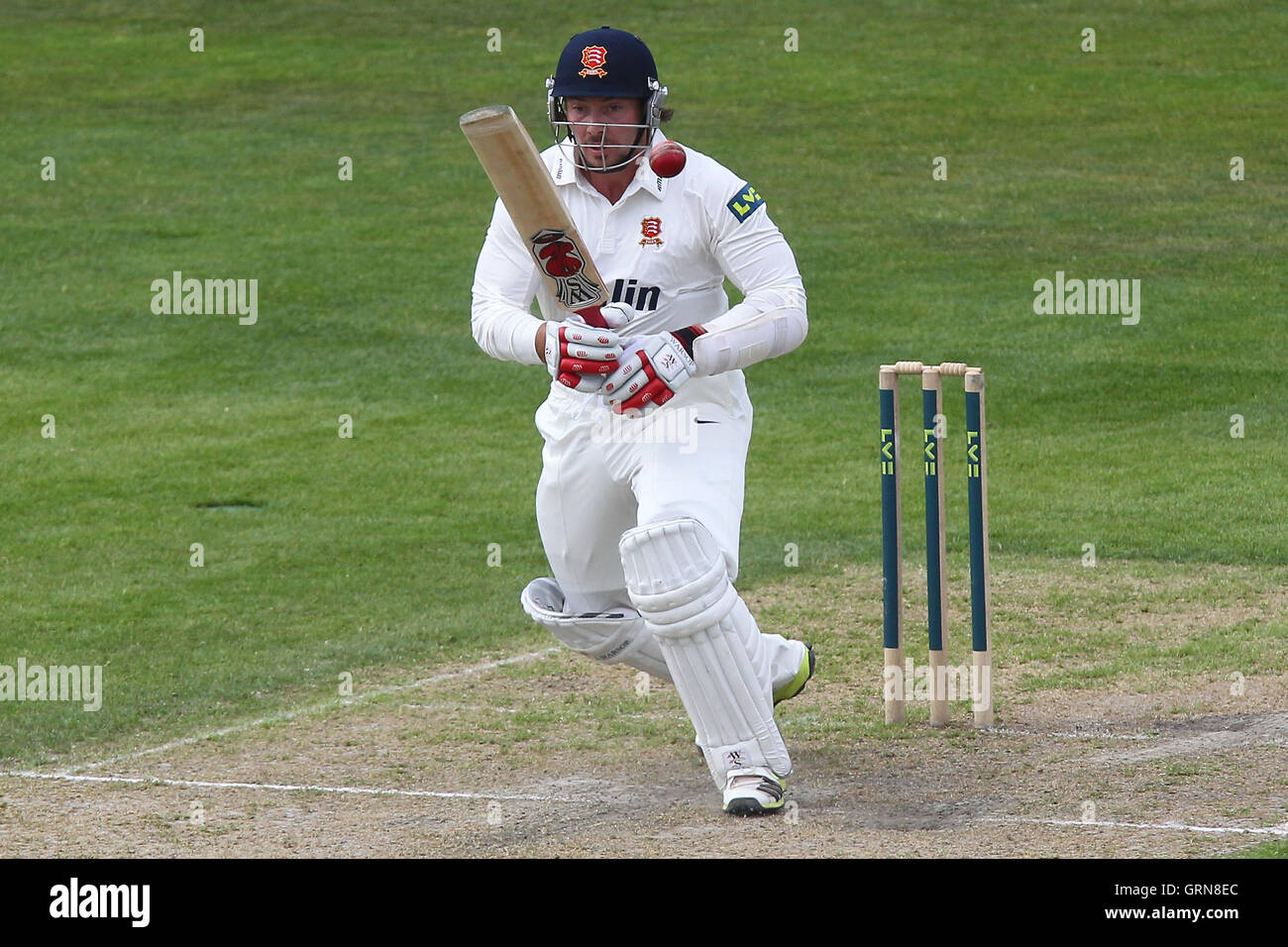 Graham Napier in batting action for Essex - Lancashire CCC vs Essex CCC ...
