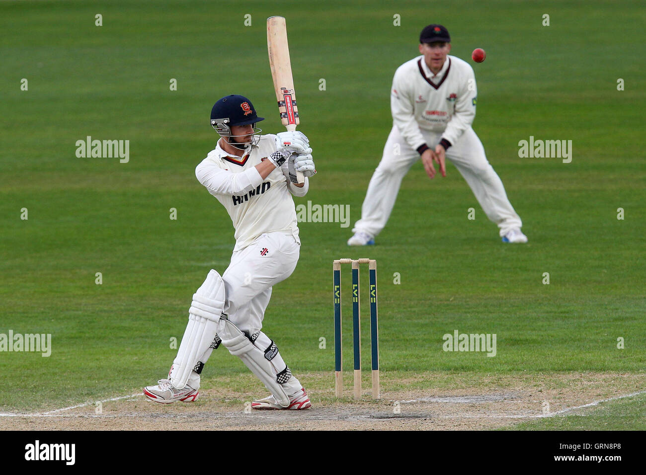 Jaik Mickleburgh in batting action for Essex - Lancashire CCC vs Essex ...