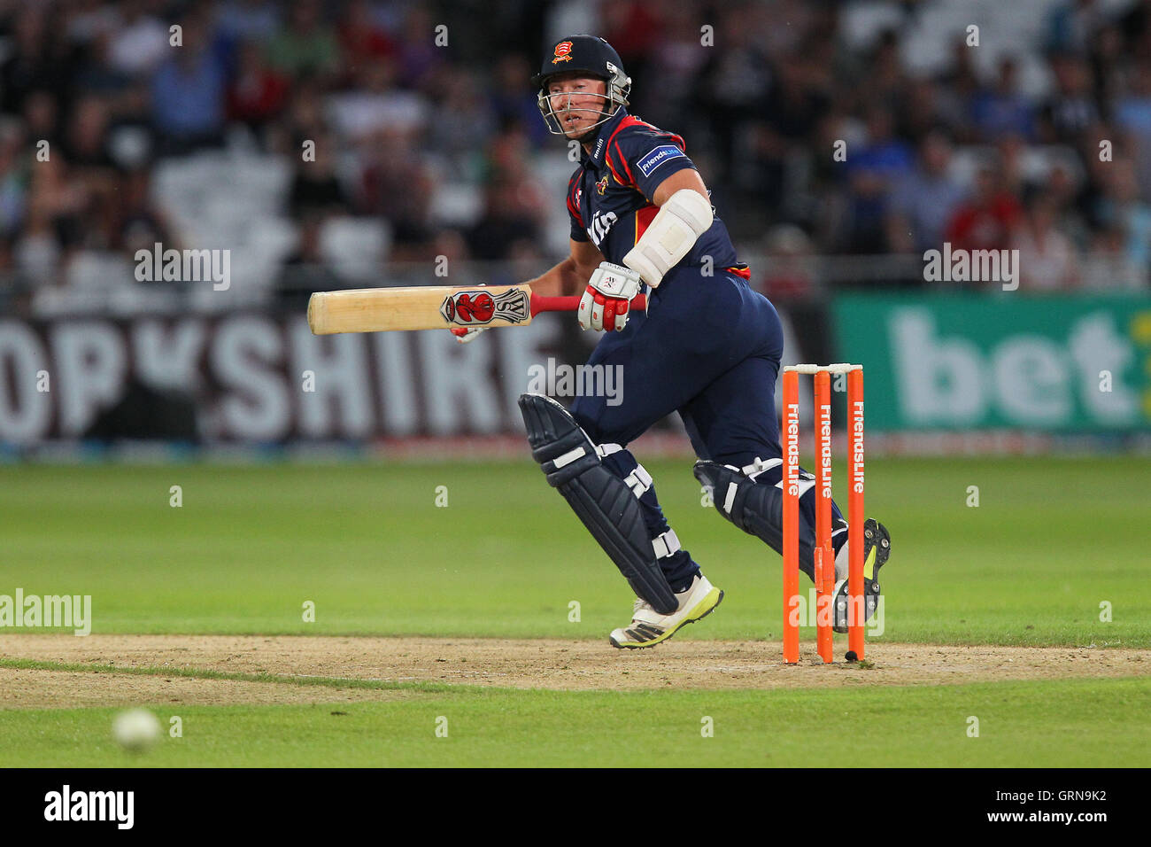 Graham Napier in batting action for Essex - Nottinghamshire Outlaws vs ...