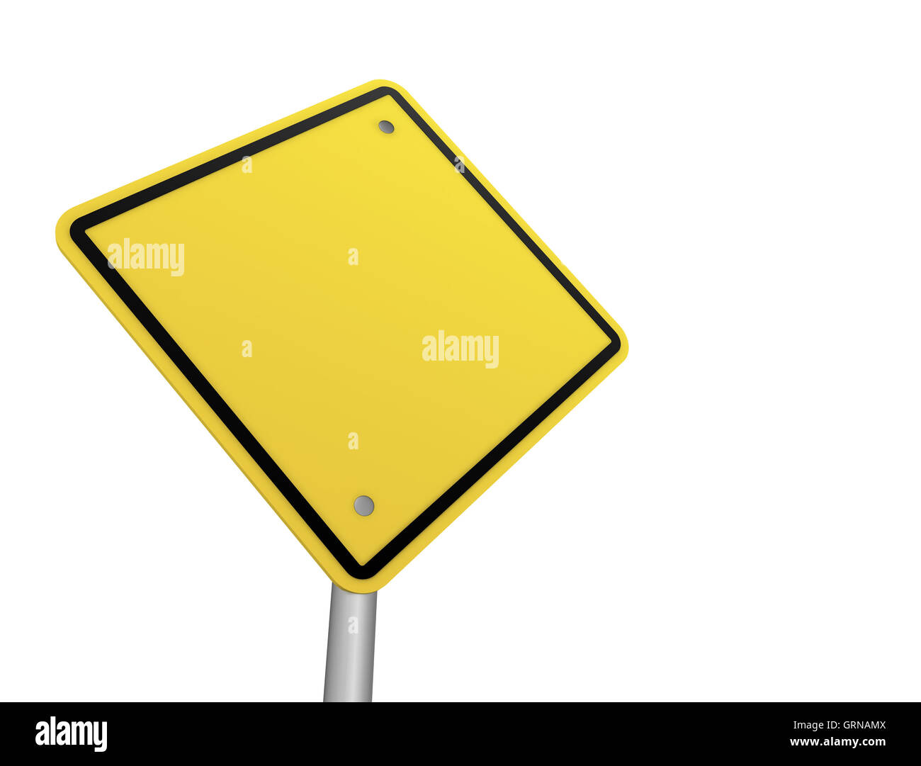 blank road sign Stock Photo - Alamy