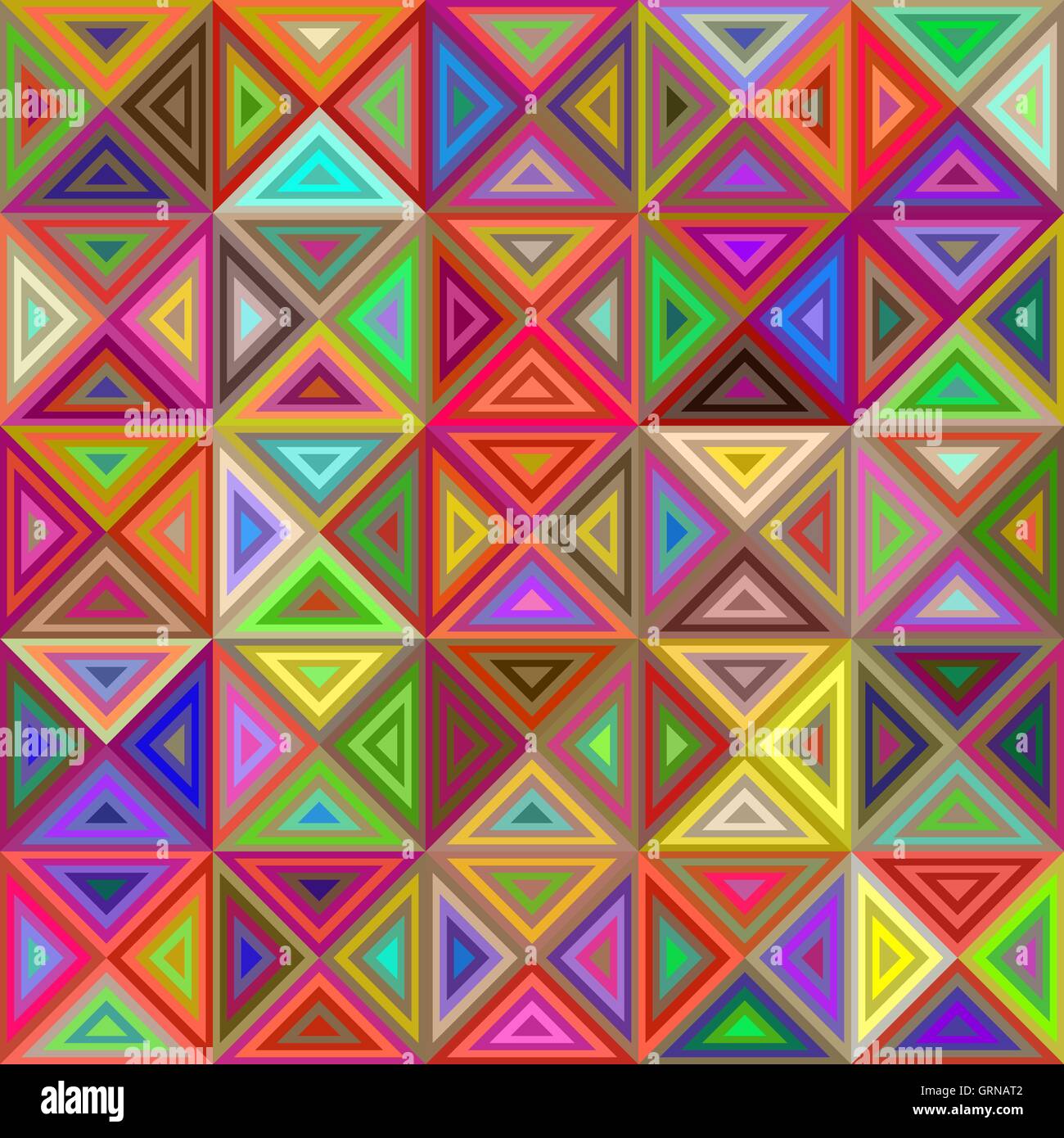 Colorful triangle mosaic background design Stock Vector Image & Art - Alamy