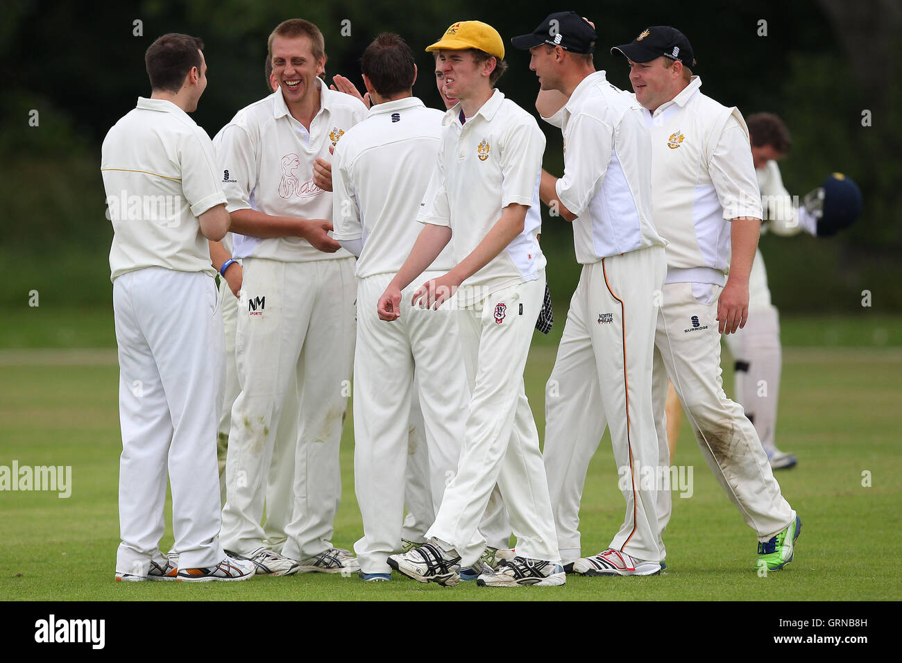 Rudi Filmalter of Gidea Park claims the seventh Billericay wicket ...