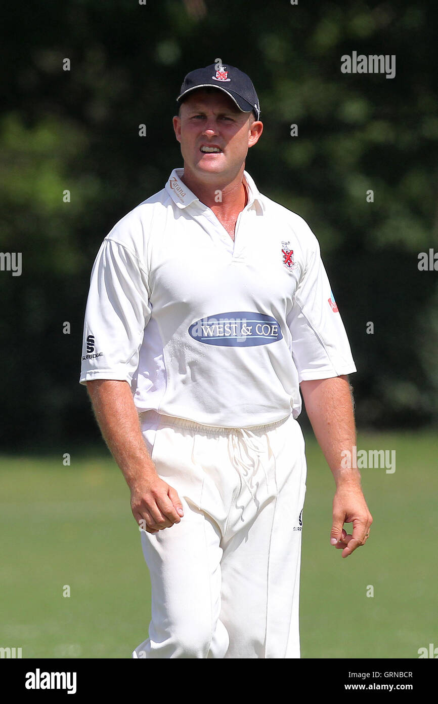 Hornchurch captain Roy Smith - Gidea Park & Romford CC (batting) vs ...