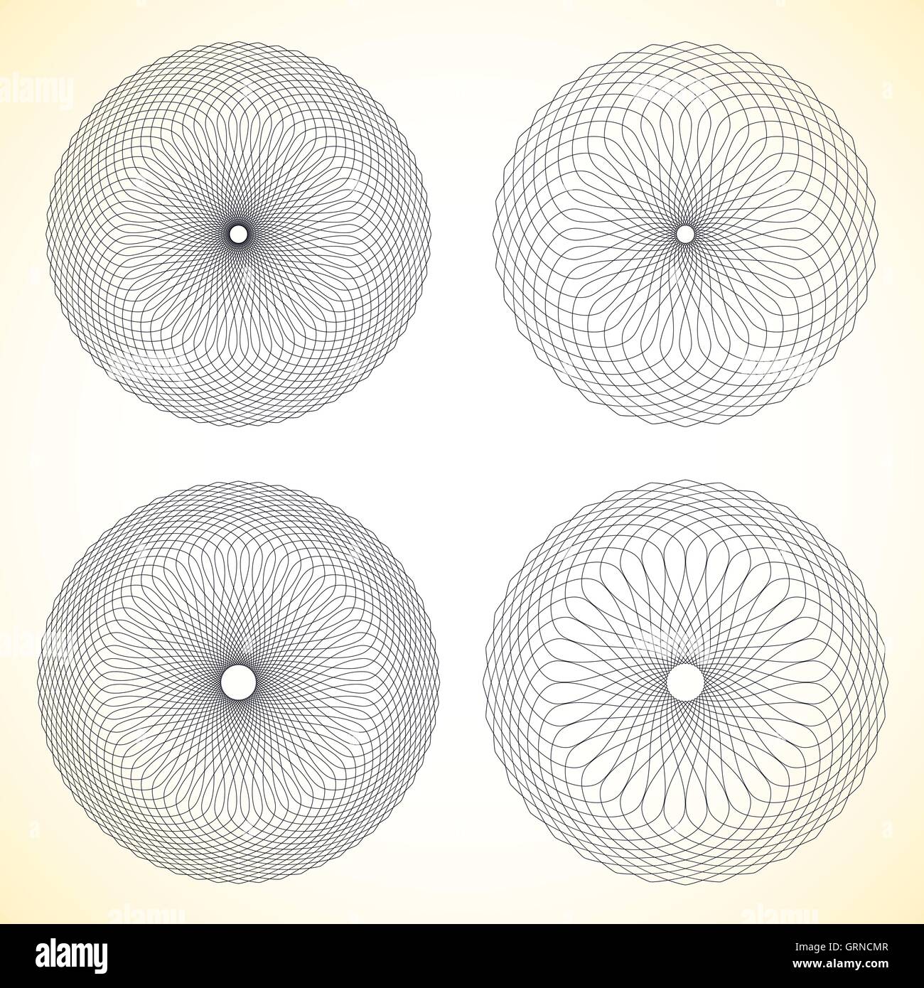 Set of geometric circle elements Stock Vector Image & Art - Alamy