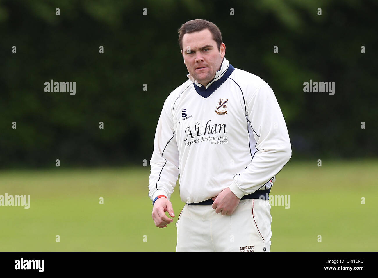 Alan Ison back in action for Upminster - Upminster CC vs Chingford CC ...