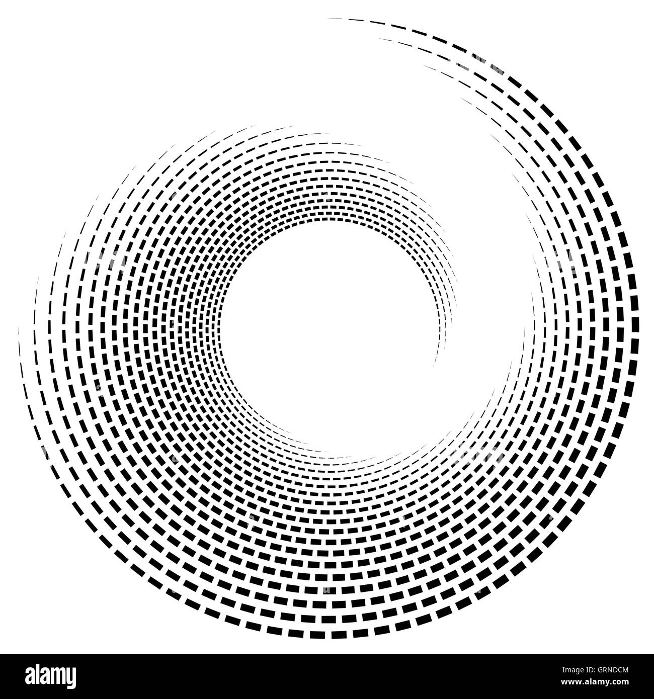 Spiral vortex shape element inward hi-res stock photography and images ...