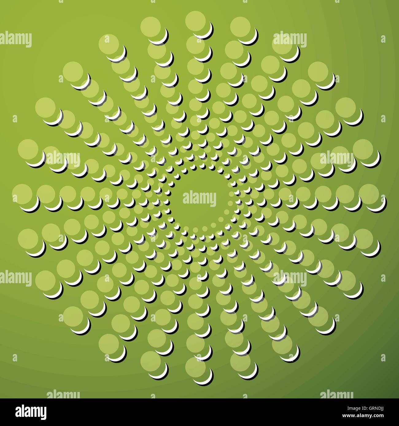 Dots, circles circular motif, element. Radiating, radial dots Stock ...